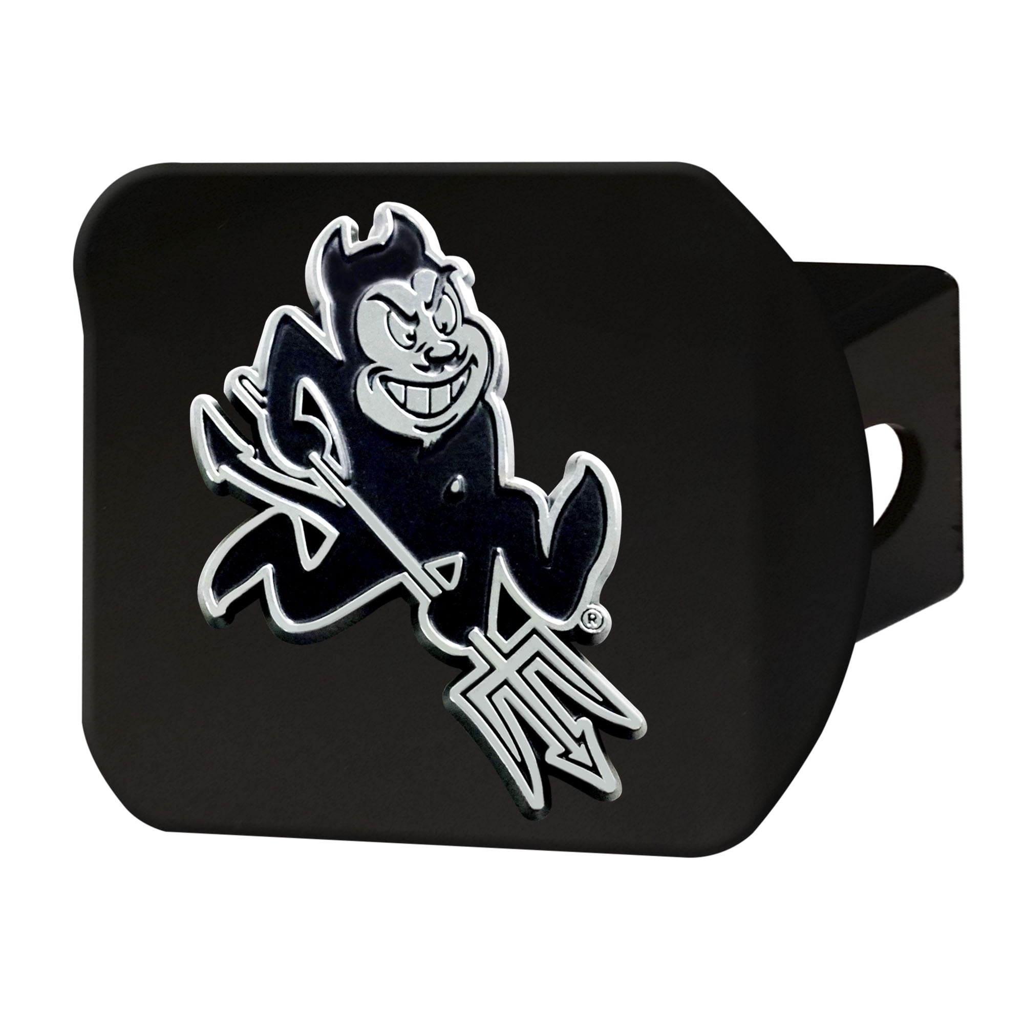Arizona State University Hitch Cover Chrome Metal - Fits 2 Hitches ...