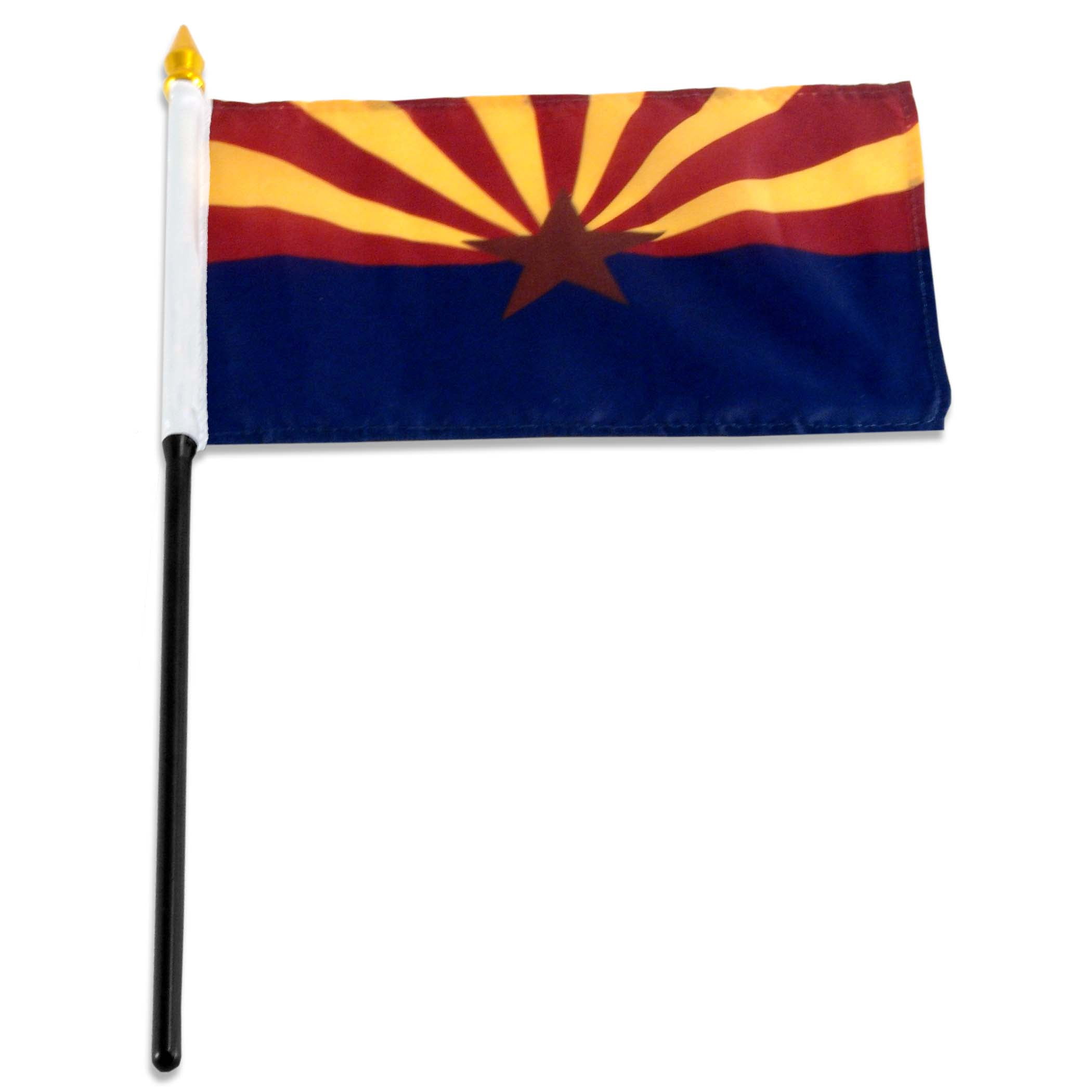 Arizona Stick Flag 6in x 4in - 12 PK - Walmart.com