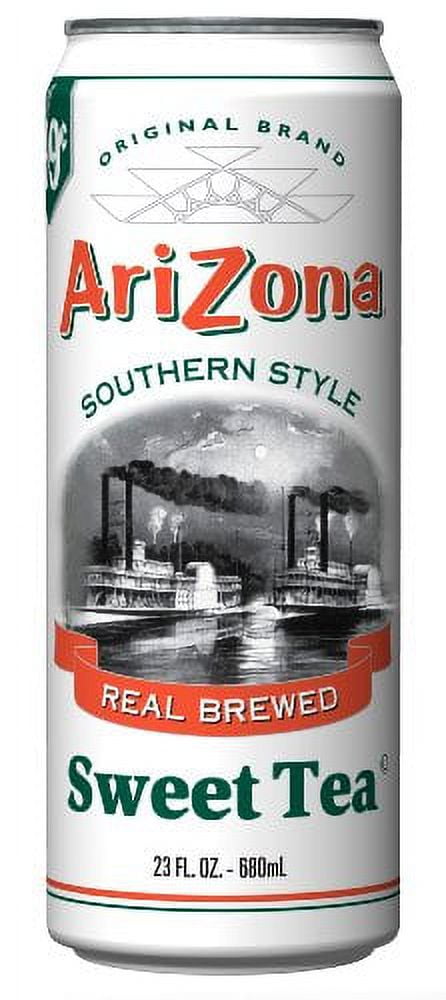 Arizona Sweetened Southern Style Black Tea, 23-Ounce Cans (Pack of 24 ...