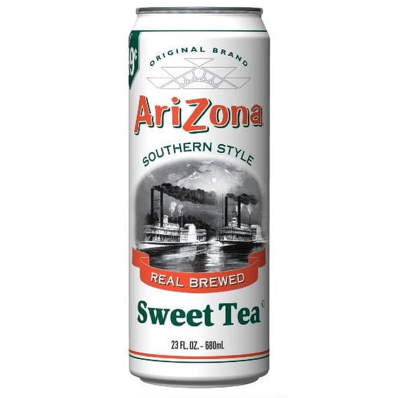 Arizona Sweetened Southern Style Black Tea, 23-Ounce Cans (Pack of 24 ...