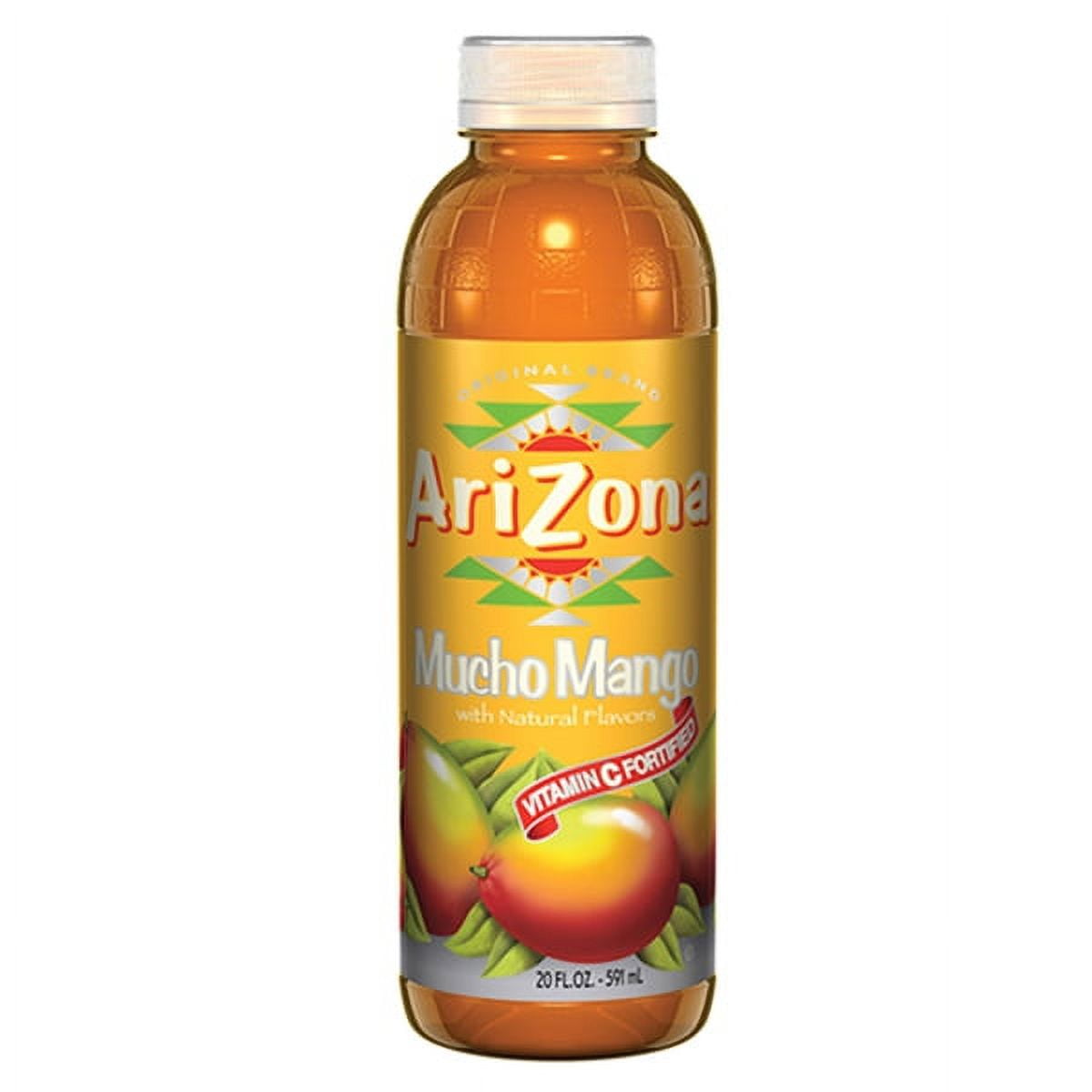Arizona Tea Mucho Mango Tallboys 20 Oz Plastic Bottles Pack of 24 ...