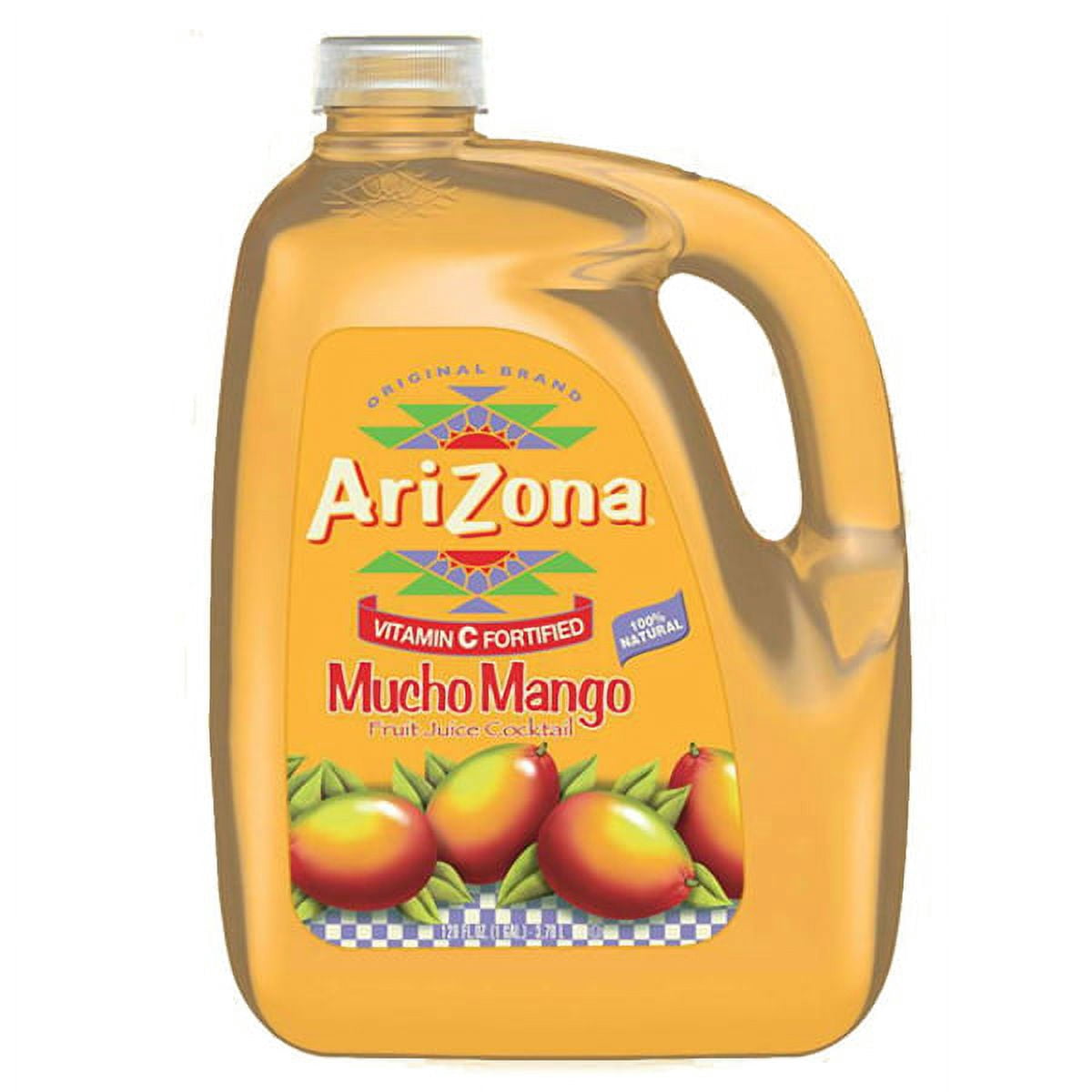 Arizona Tea Mucho Mango Tea 128 Oz Gallon Pack of 4 - Walmart.com