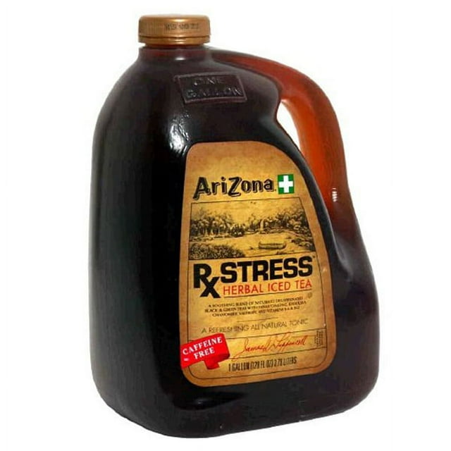 Arizona Tea Rx Stress Herbal Iced Tea 128 Oz Plastic Bottles Pack of 4 ...