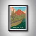 Arizona Trail Poster National Scenic Trail Usa Hiking Thru Hike Long ...