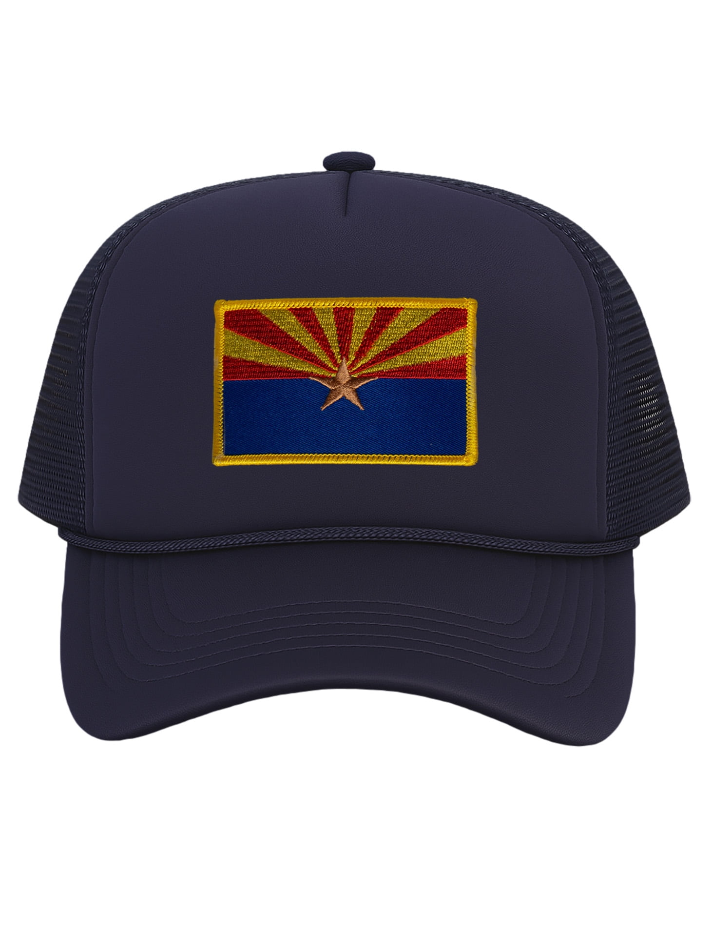 Arizona Trucker Hat for Men - State Flag Snapback Cap with Mesh Back ...