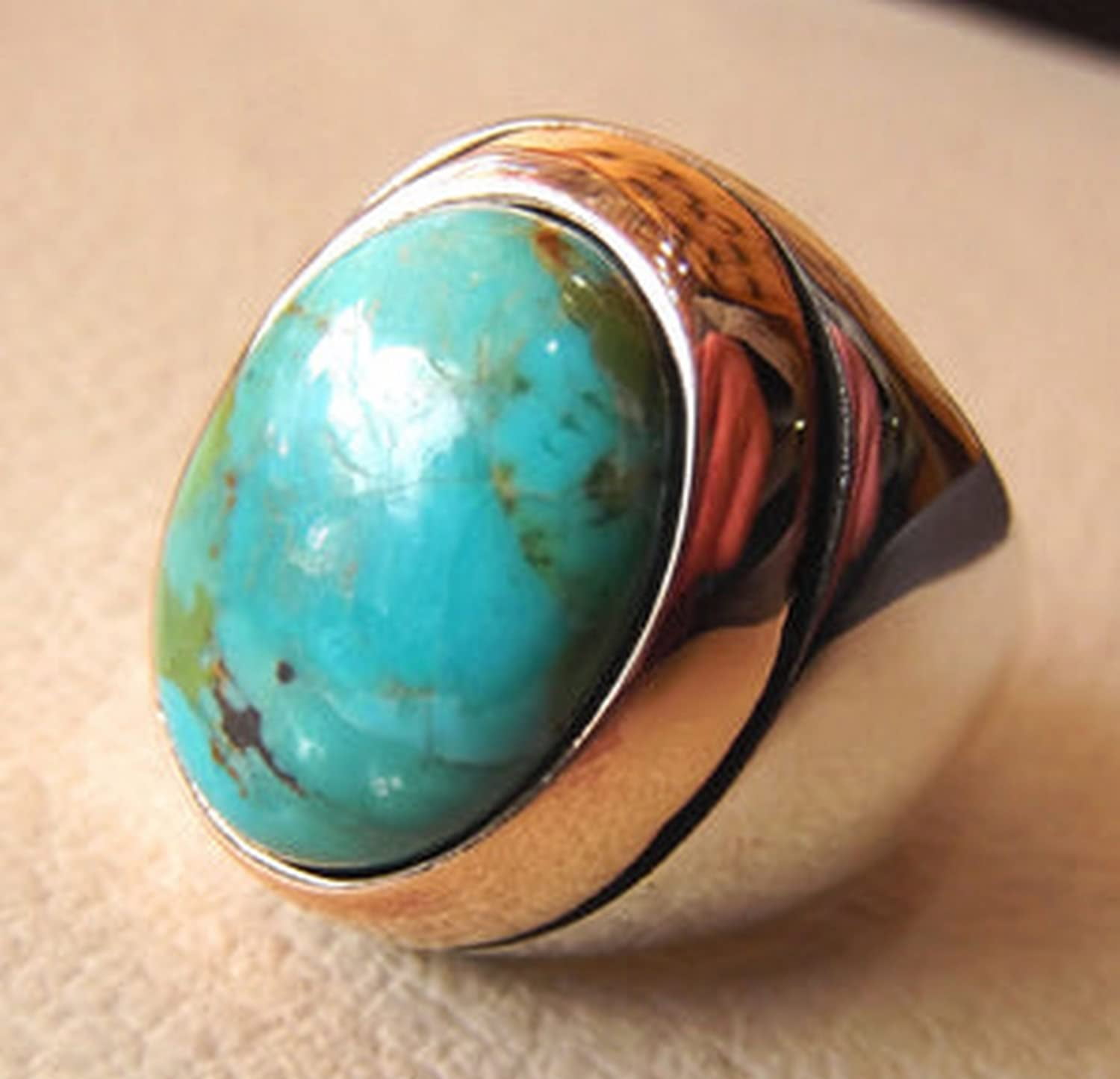 Arizona Turquoise Ring, Silver Jewelry, 925 Silver Ring, Father's Day ...