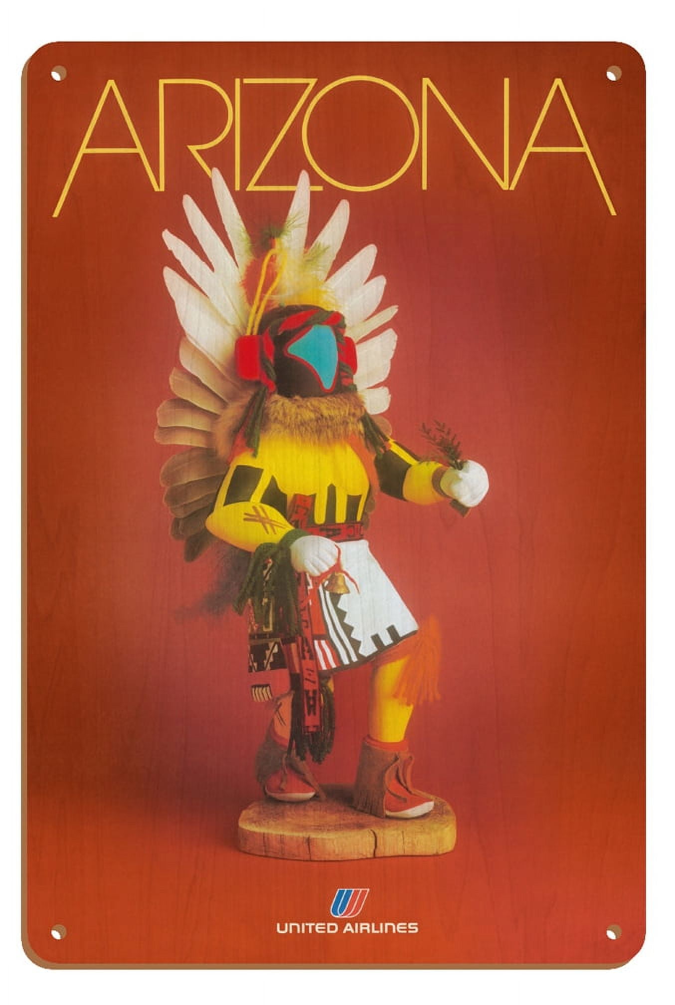 Arizona - United Airlines - Pueblo Native American Kachina Doll ...