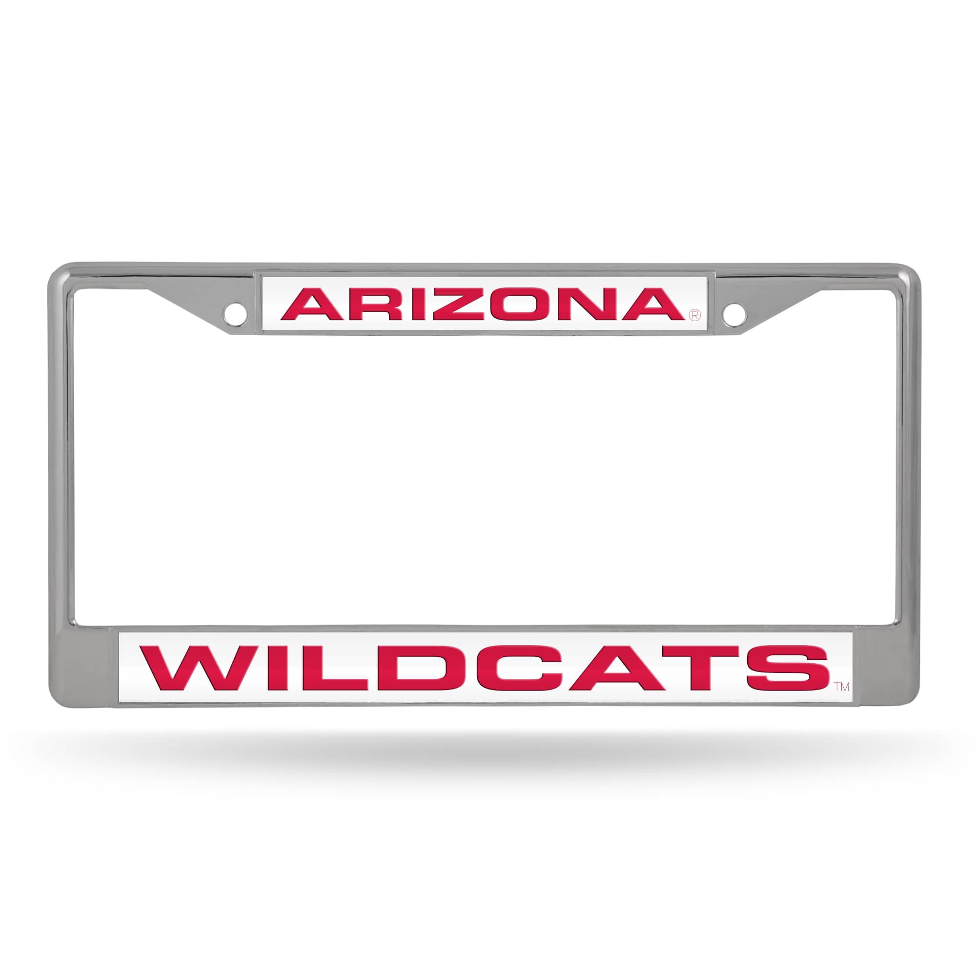 6" x 12" White and Pink College Arizona Wildcats License Plate Cover ...
