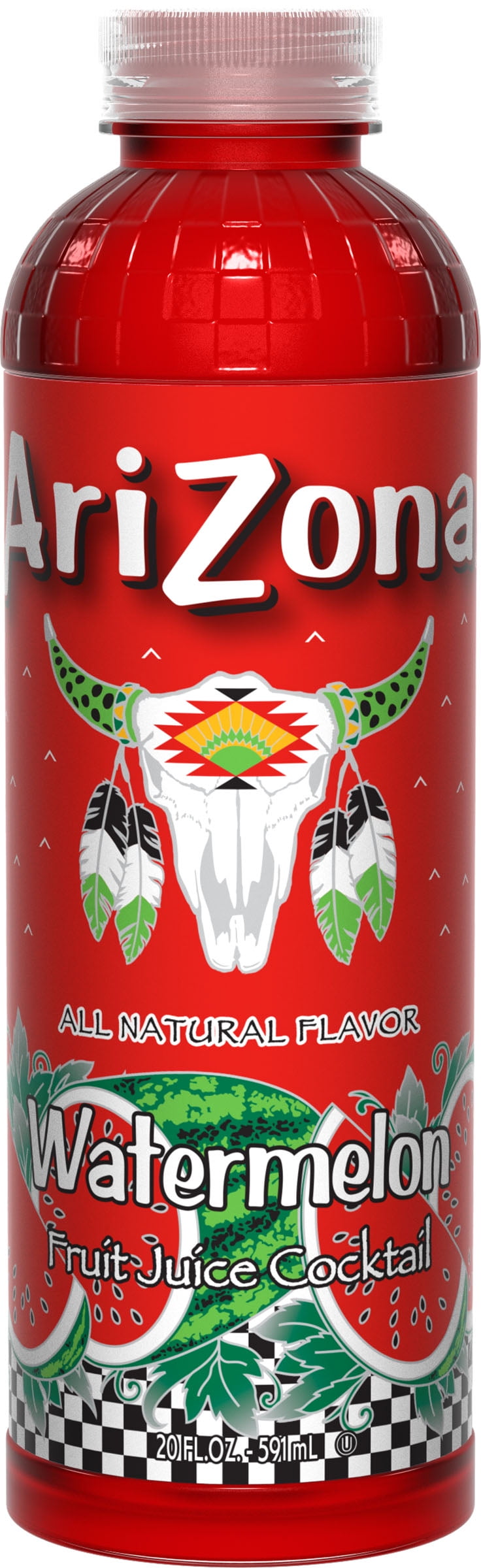Arizona Brand Single Watermelon Fruit Juice Cocktail Drink, 20 Fl. Oz ...