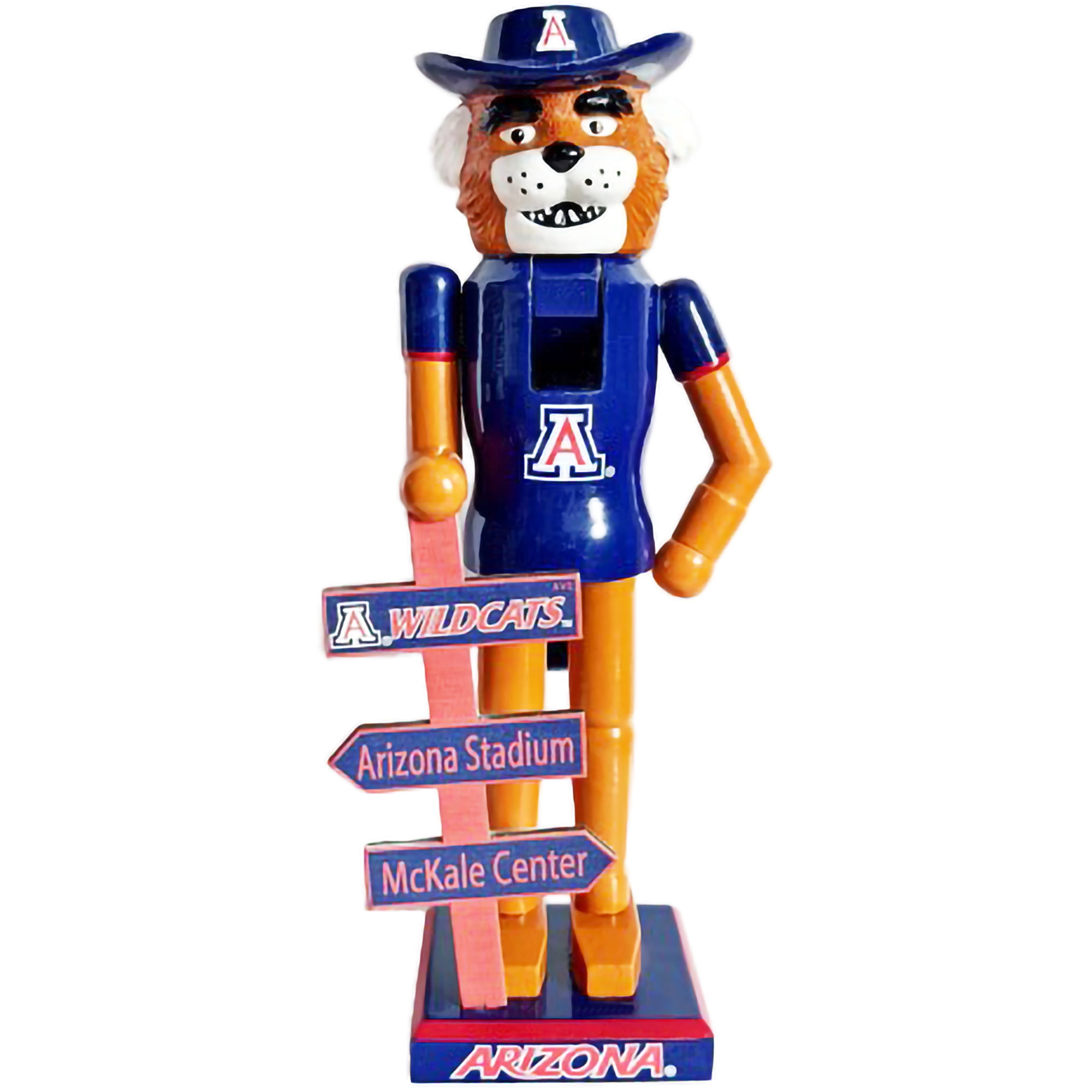 Arizona Wildcats 12" Mascot Nutcracker - Walmart.com