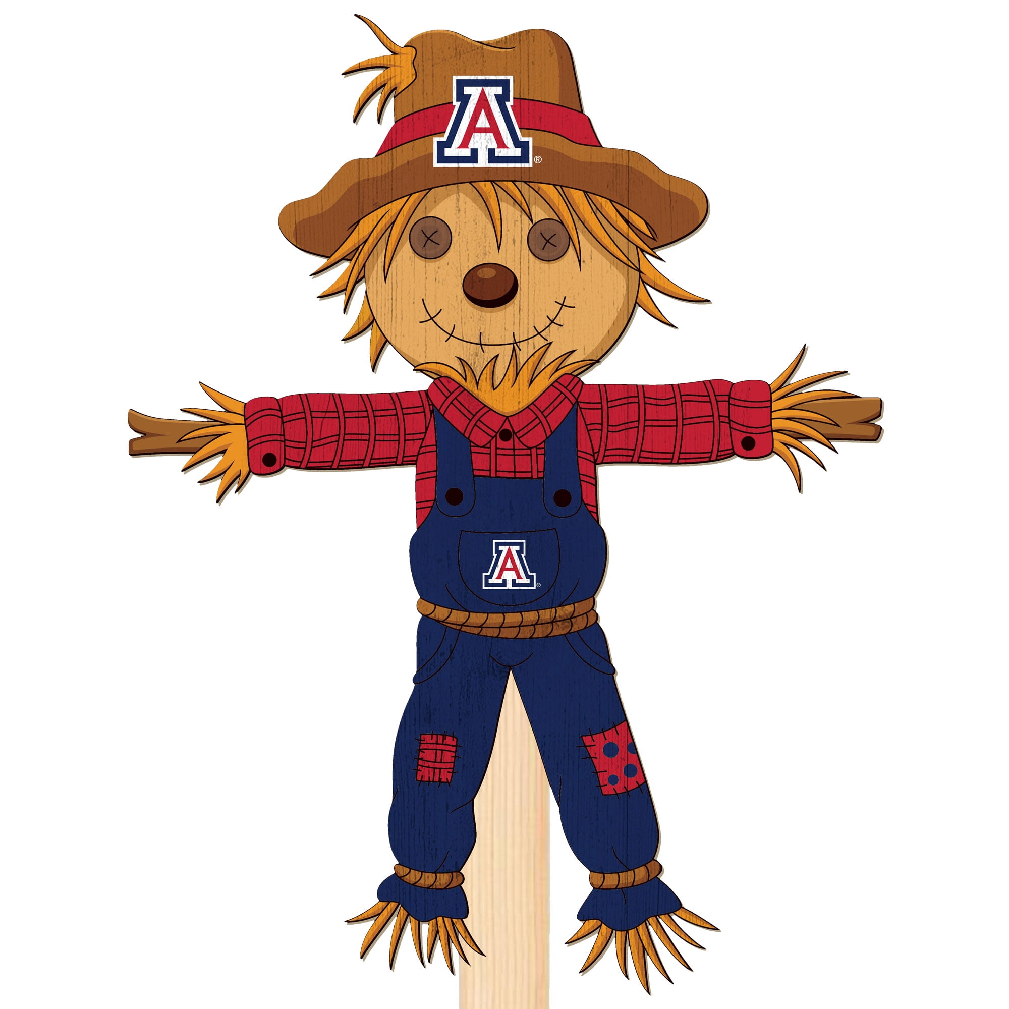 Arizona Wildcats 12" Scarecrow Yard Stake - Walmart.com