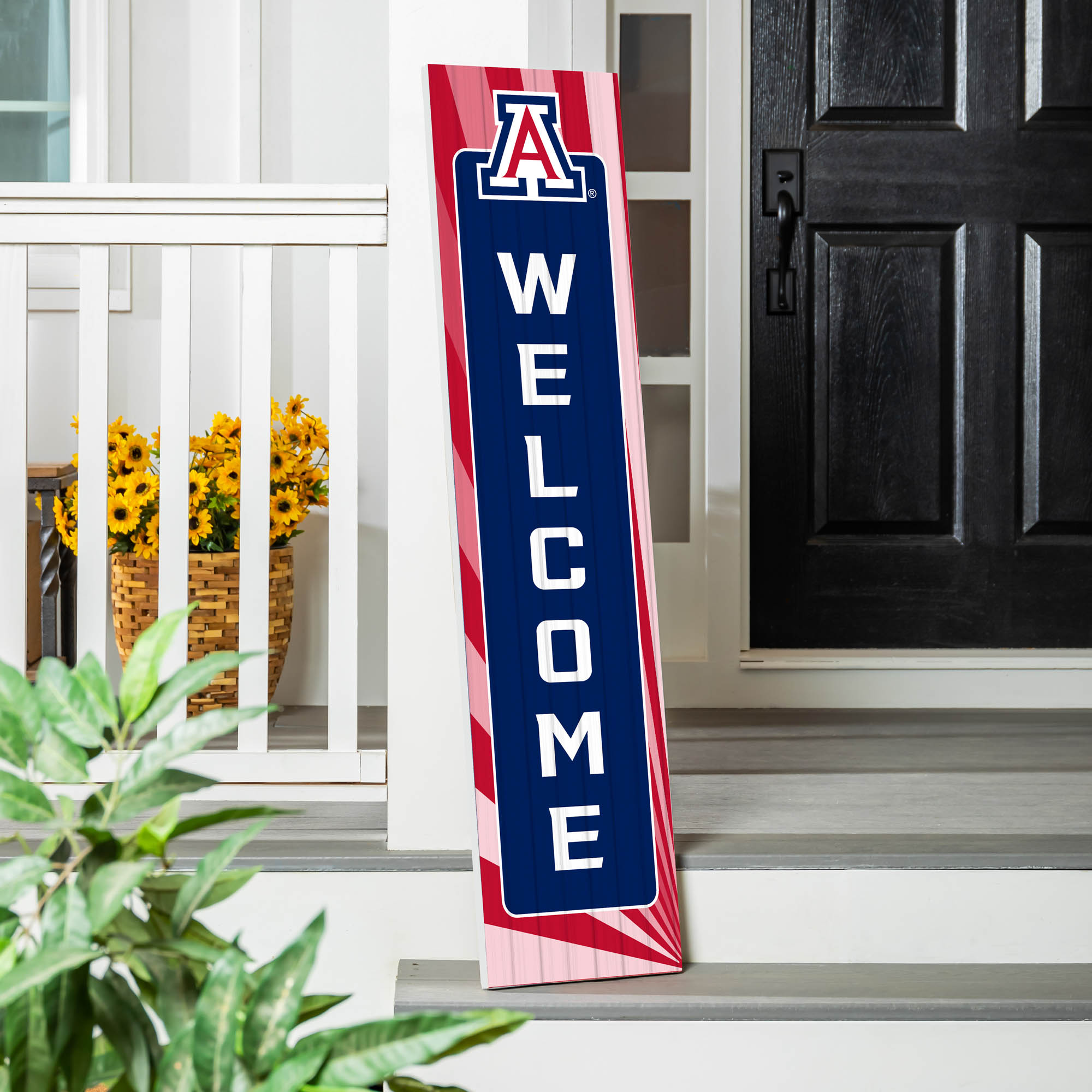 Arizona Wildcats 47" Color Waves Porch Leaner Welcome Wall Sign ...