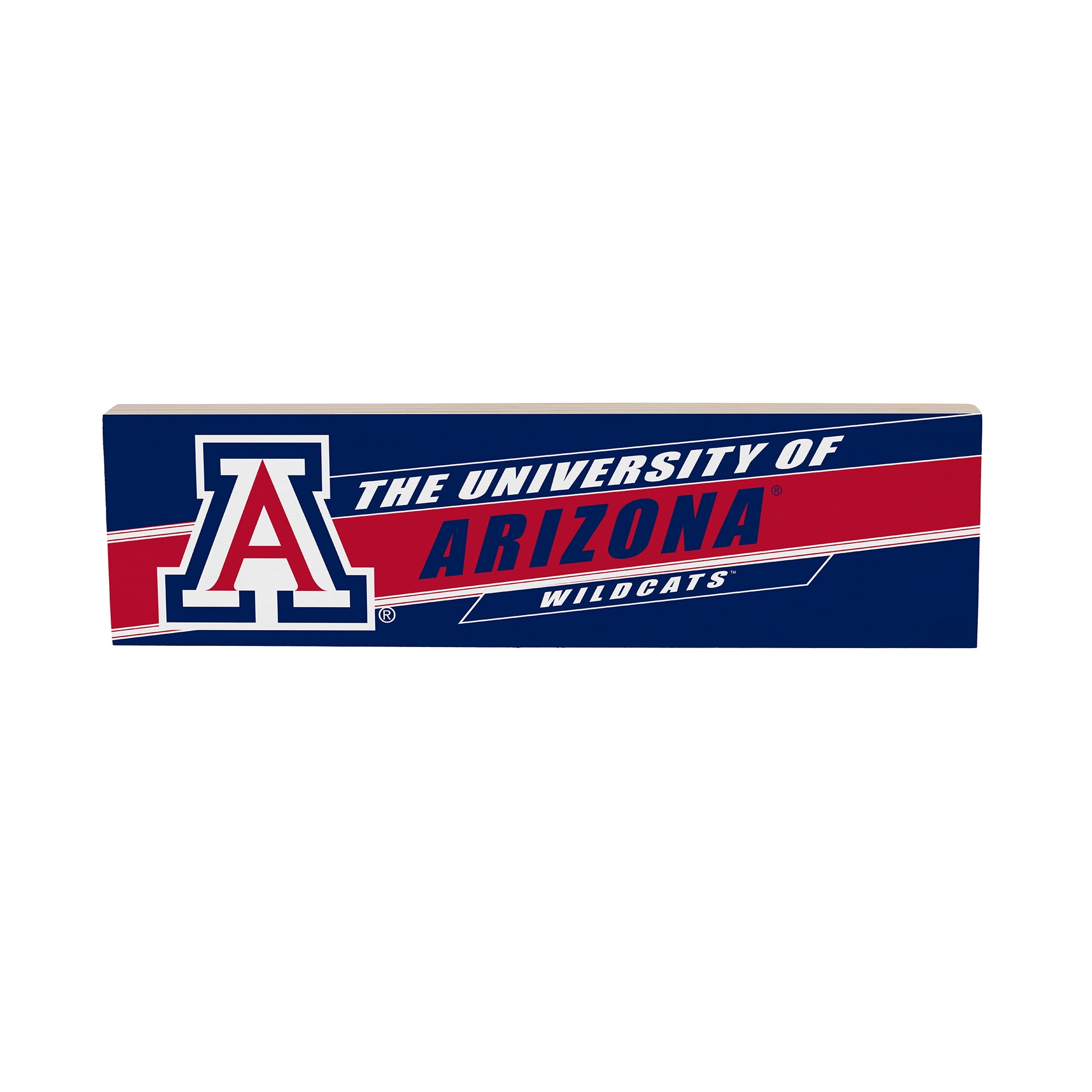 Arizona Wildcats 5" x 18" Shadow Logo Wood Mantle Sign - Walmart.com