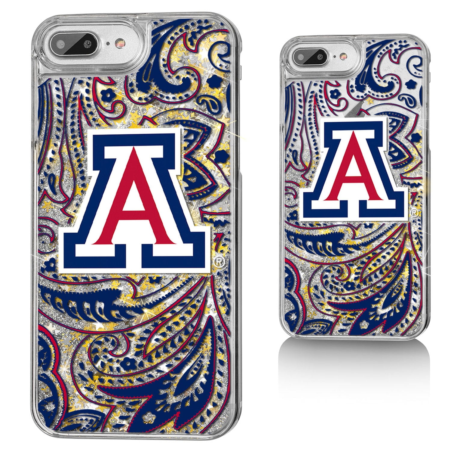 Arizona Wildcats iPhone Glitter Paisley Design Case - Walmart.com