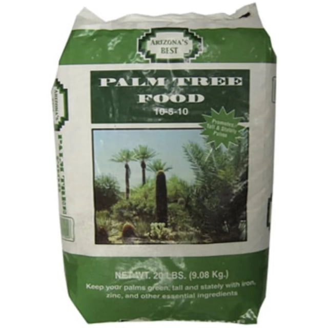 Arizona's Best AZB10049 20 LB Bag of 10-5-10 Palm Tree Food Fertilizer ...