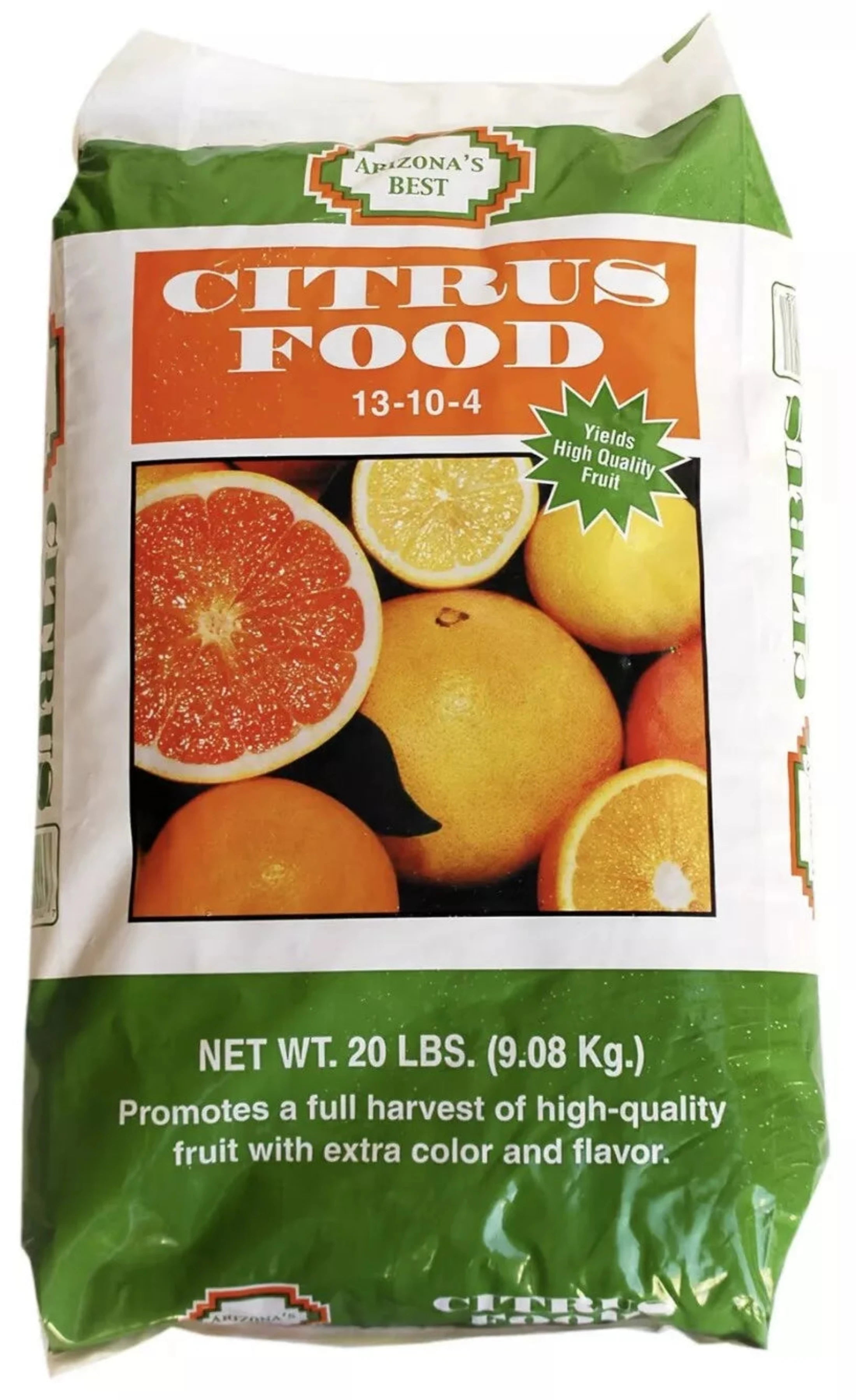 Arizona's Best AZB10062 20 LB Bag of Citrus Tree Food Fertilizer ...
