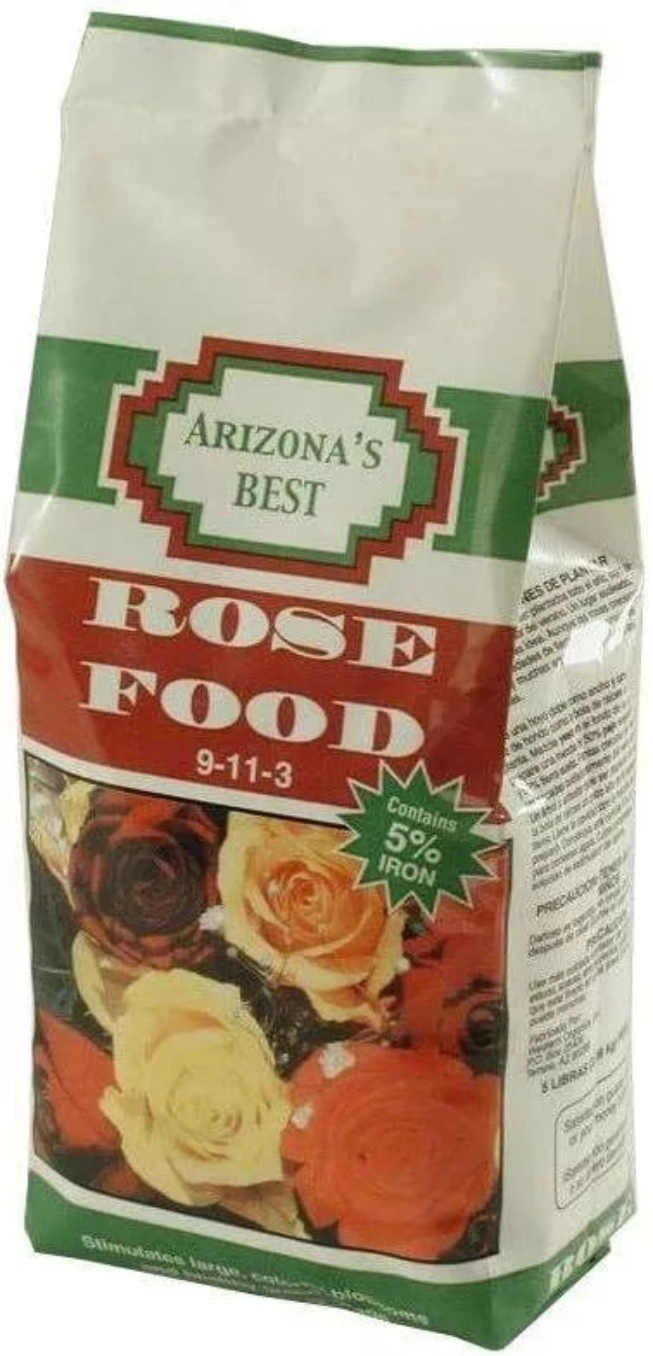 Arizona's Best AZB10072 5 LB Bag of 9-11-3 Rose Food Fertilizer ...