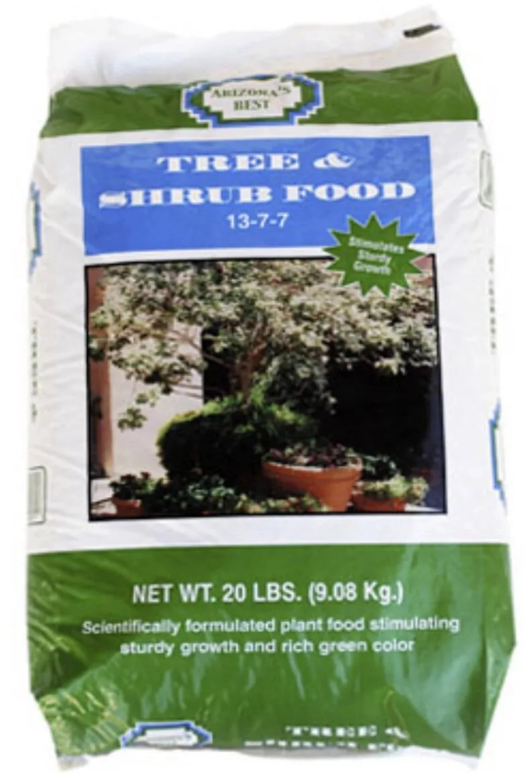 Arizona's Best AZB10081 20 LB Bag of 13-7-7 Tree & Shrub Food ...