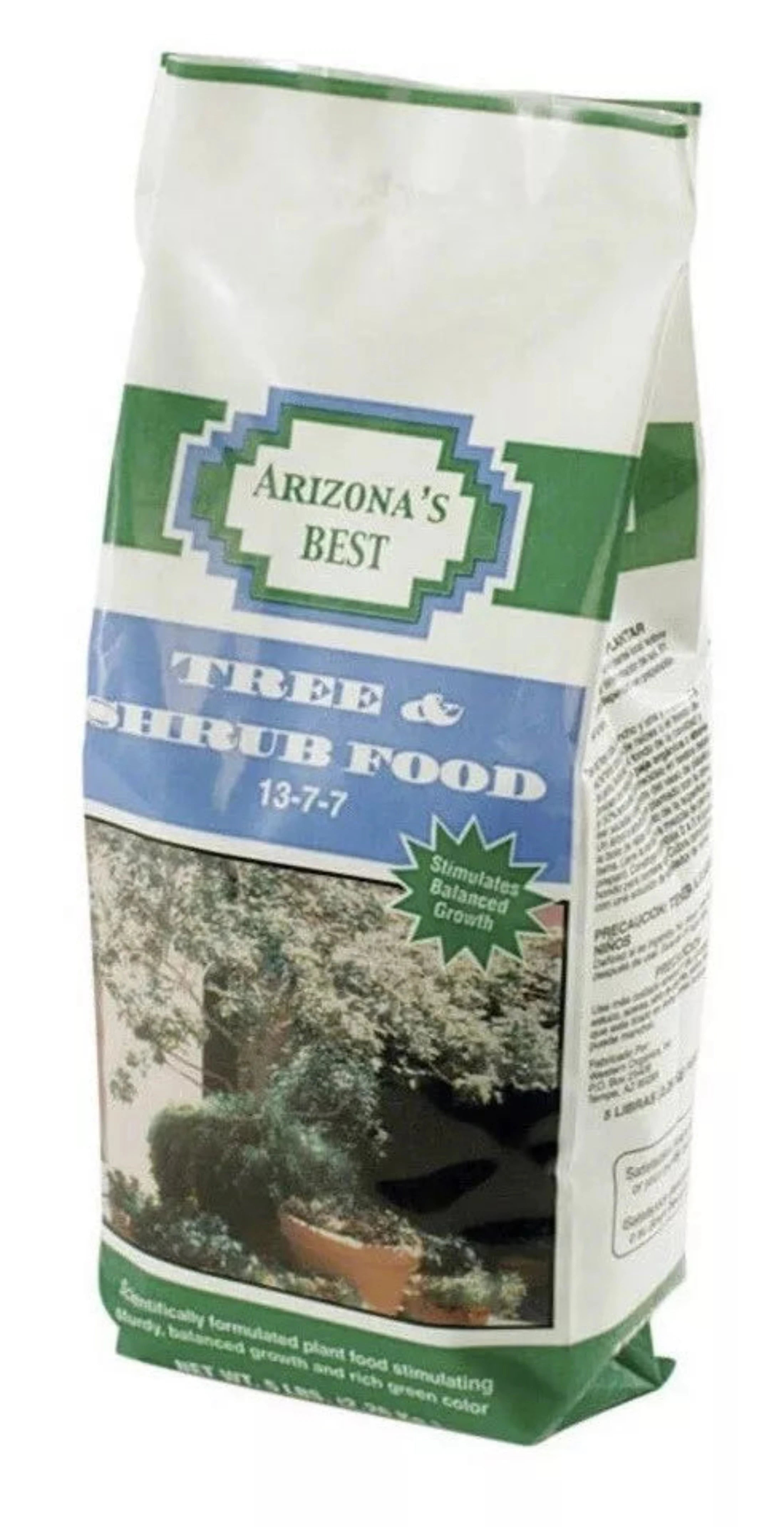 Arizona's Best AZB10082 5 LB Bag of 13-7-7 Tree & Shrub Food Fertilizer ...