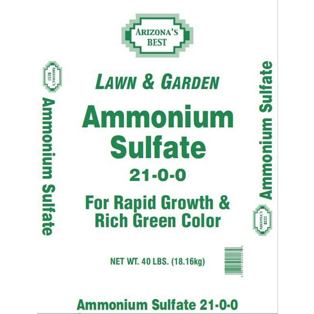 Arizona's Best Lawn & Garden 21-0-0 Ammonium Sulfate Fertilizer, 40 lb ...