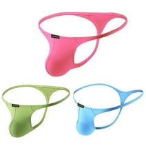 RPVATI Men Sexy Comfortable Thong T-Back G-String Underwear Low Rise ...