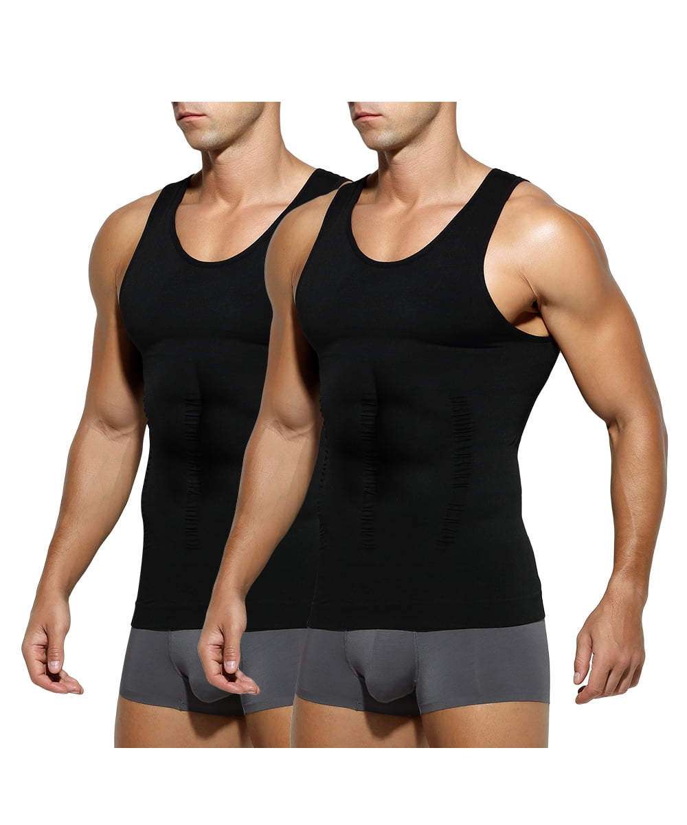 Arjen Kroos Mens Compression Shirt Slimming Muscle Tank Top Shapewear ...