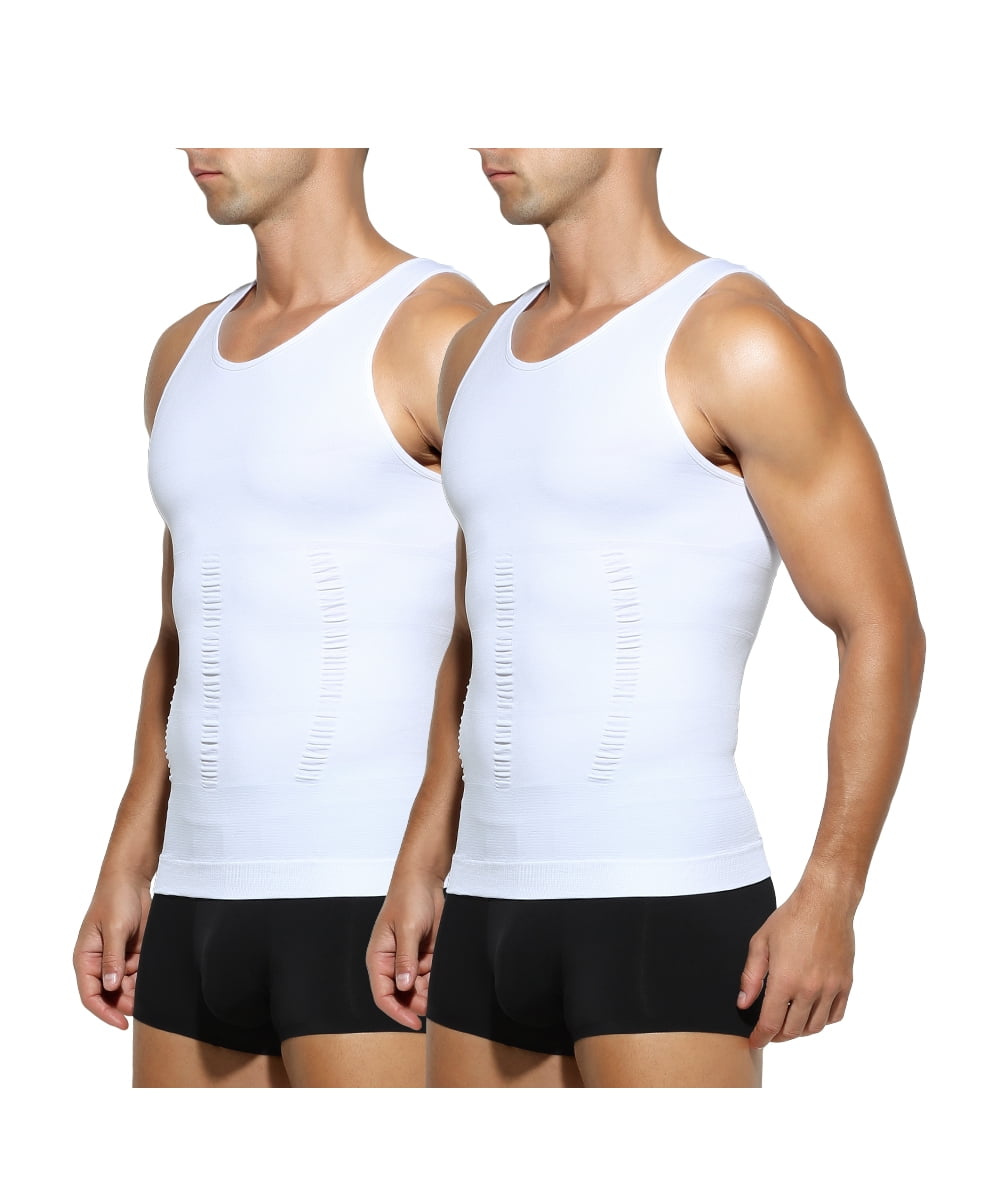 Arjen Kroos Mens Compression Shirt Slimming Muscle Tank Top Shapewear ...