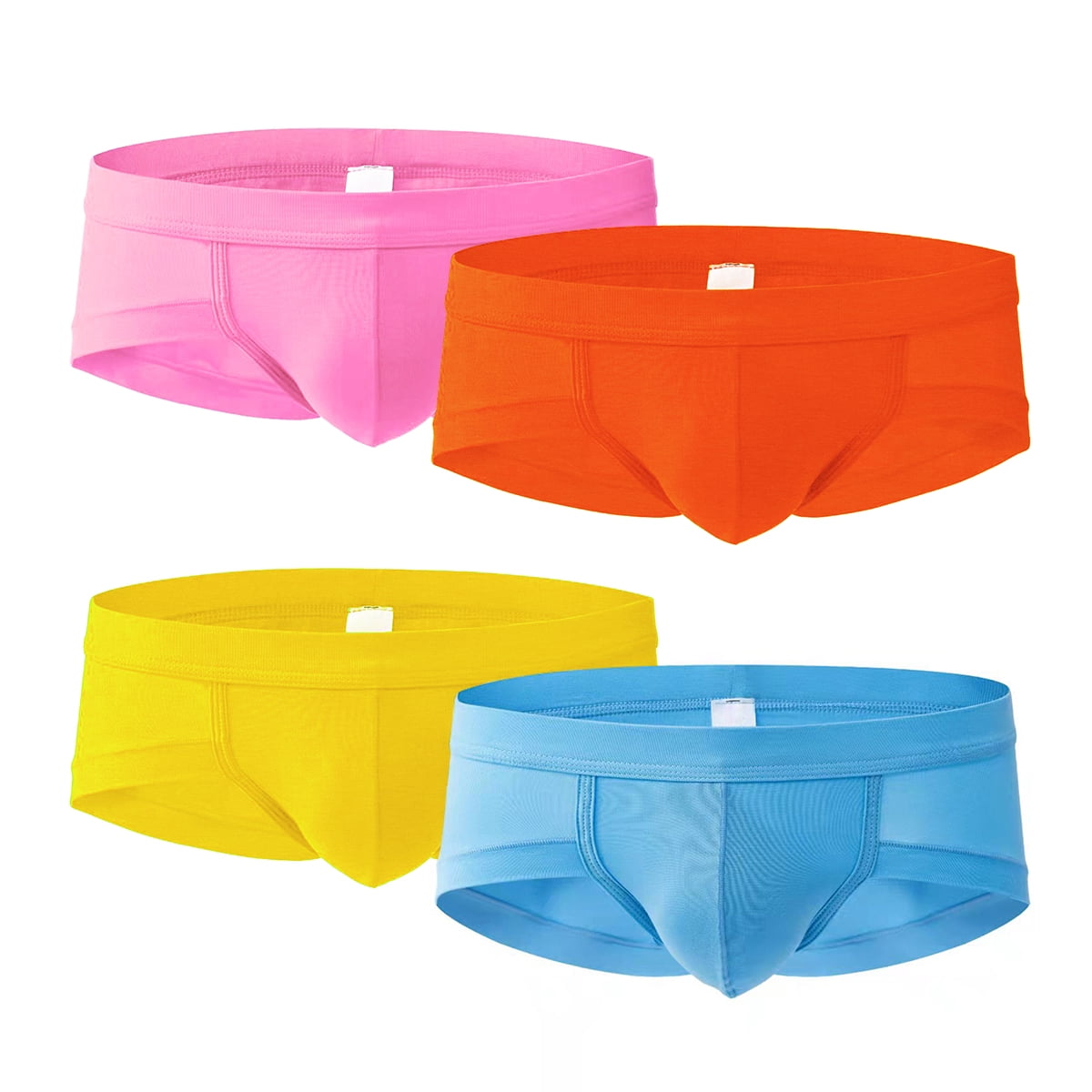Arjen Kroos Mens Sexy Underwear Modal Bikini Boxer Briefs for Men,4Pack ...