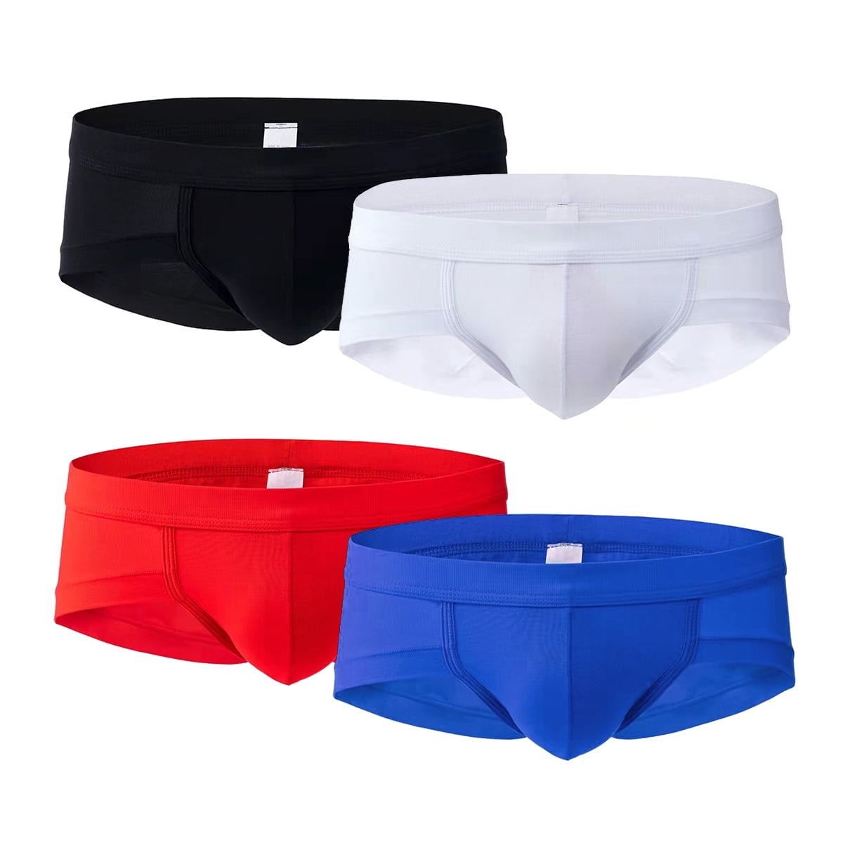 Arjen Kroos Mens Underwear Modal Bikini Boxer Briefs for Men,4Pack ...