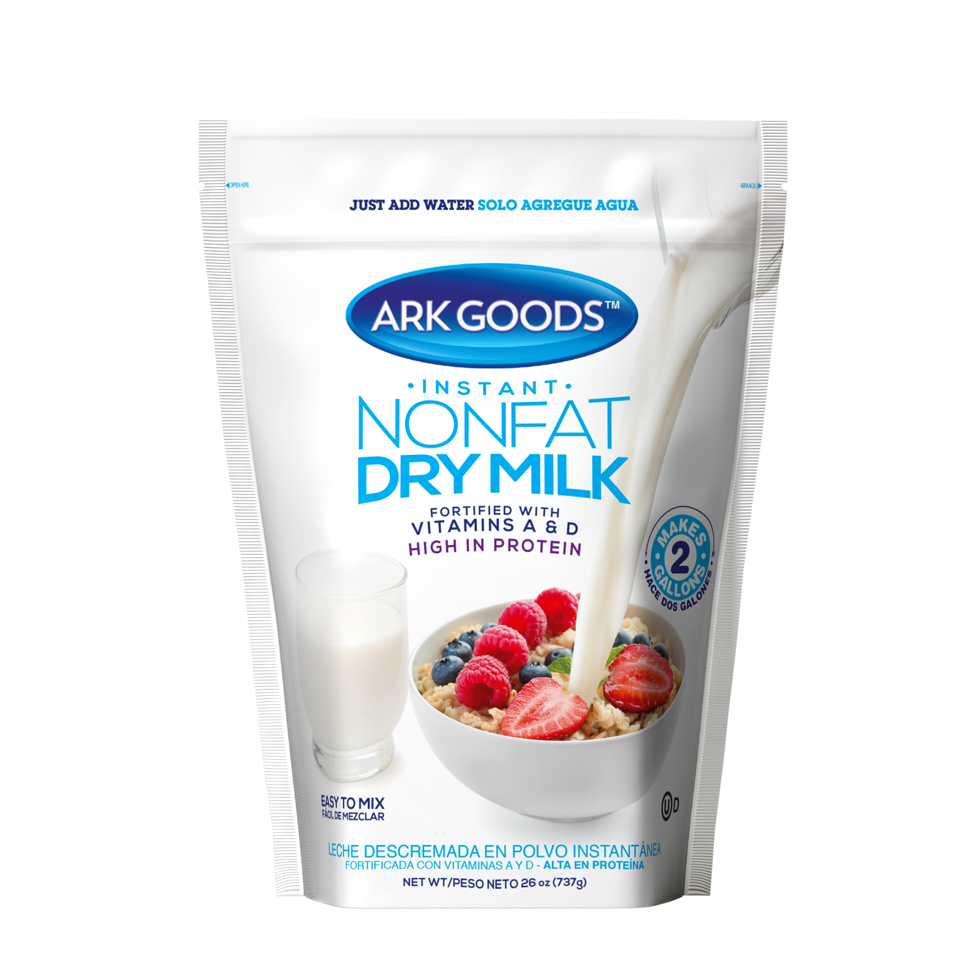 Milkylicious Instant Fortified Non-Fat Dry Milk Powder – 1.5 lbs (24 oz ...