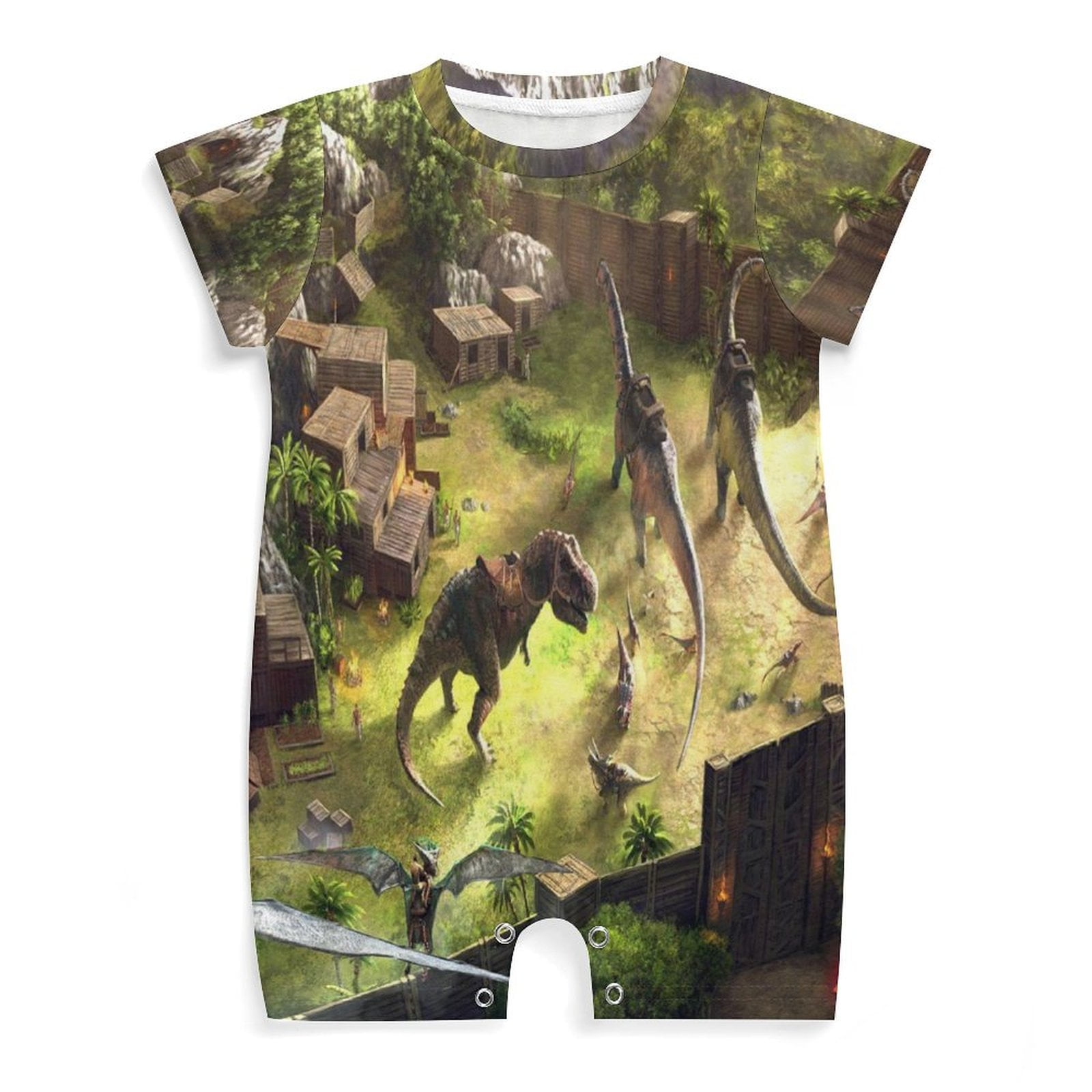 Ark Survival Baby Romper Shorts Jumpsuit Summer Outfit Trendy Clothes ...