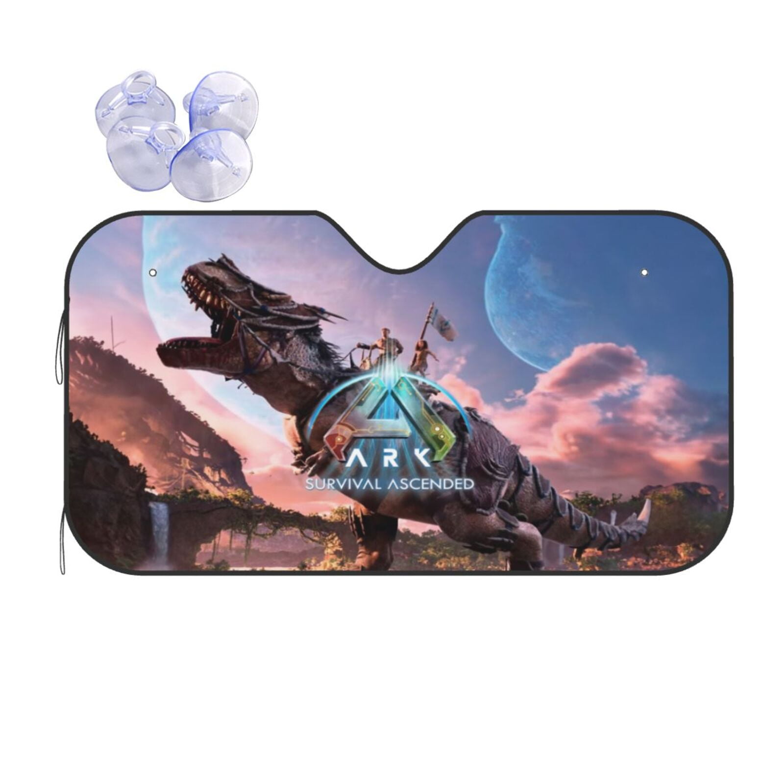 Ark Survival Car Sun Shade Windshield Cartoon Sun Shade for Car Truck & SUV Front Window Shade ...