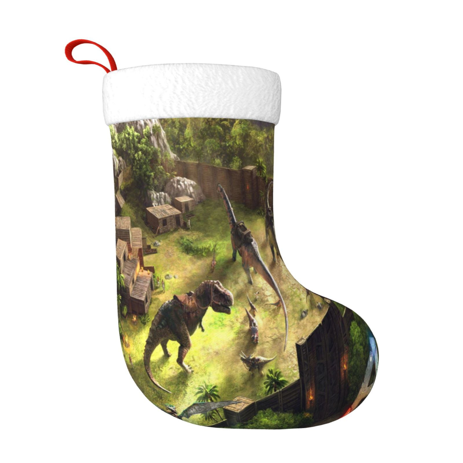 Ark Survival Christmas Stockings Fireplace Hanging Socks Holders ...