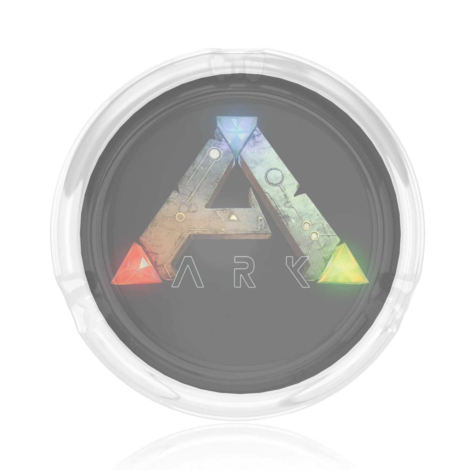 Ark Survival Evolved Logo Round Glass Ashtray 3d Printing For Indoor ...