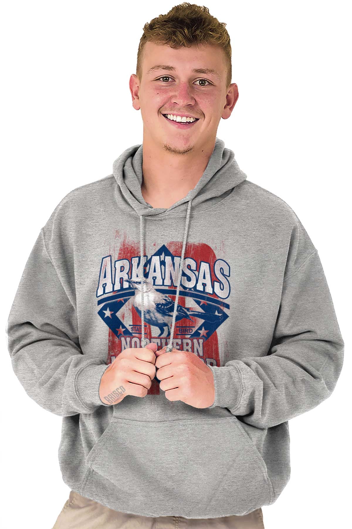 Arkansas AR Official State Bird Cool Hoodie Sweatshirt Women Men Brisco ...