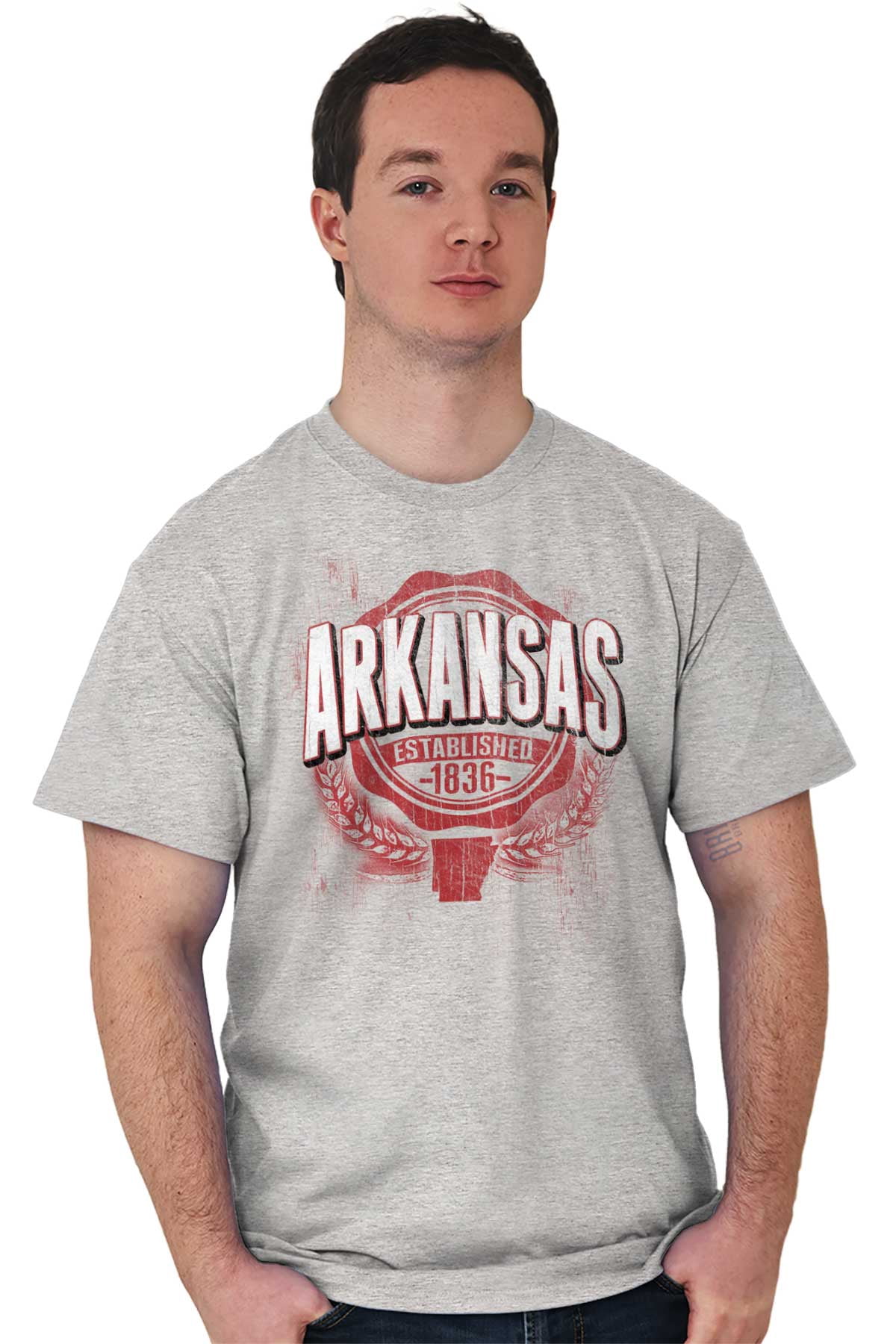 Arkansas AR Student Campus Pride Men's Graphic T Shirt Tees Brisco ...