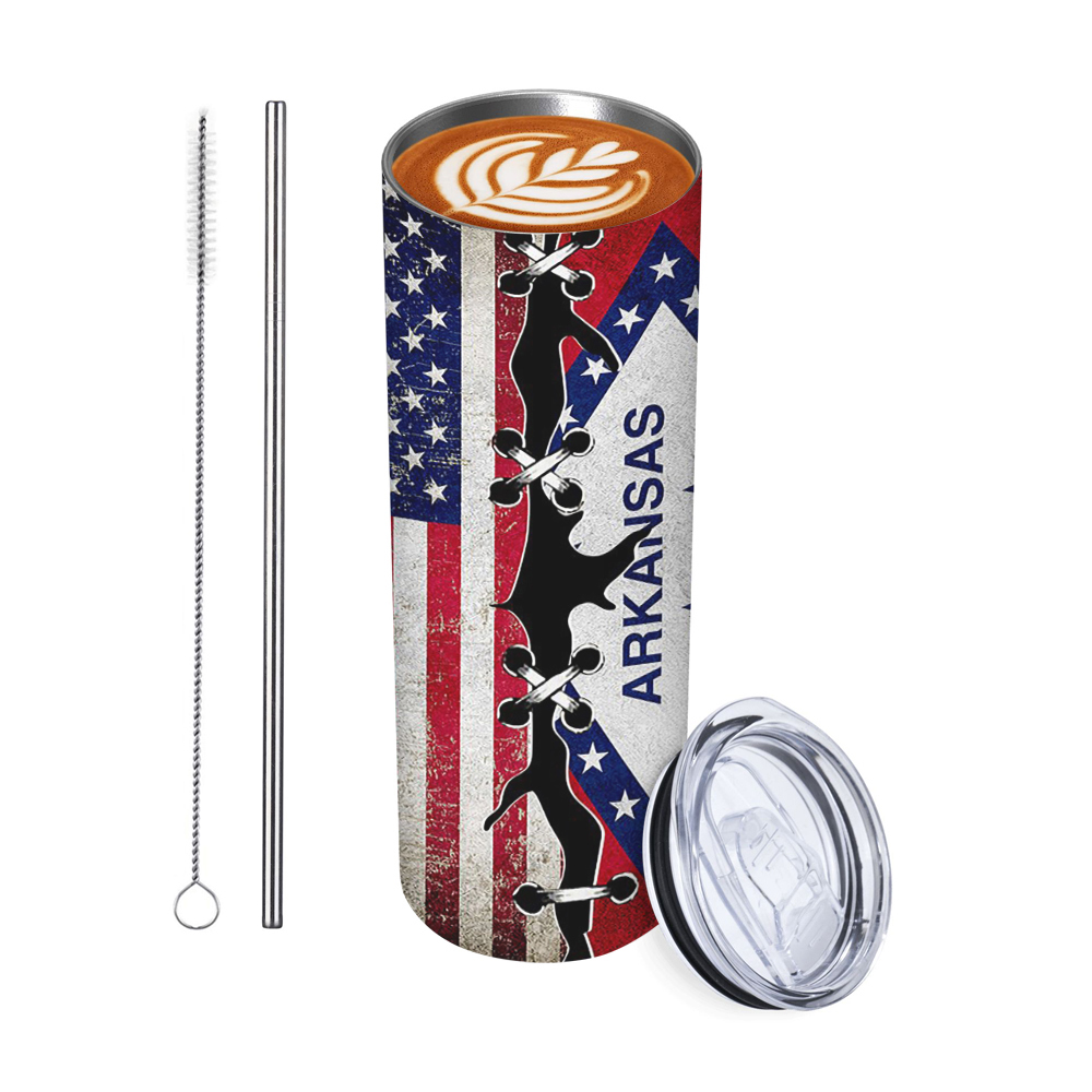 Arkansas American Us 20oz Coffee Mug Cup,Stainless Steel Thermos Water ...