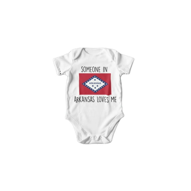 Arkansas Flag - Baby Boy Girl Clothes Infant Bodysuit Funny Cute Newborn - Walmart.com