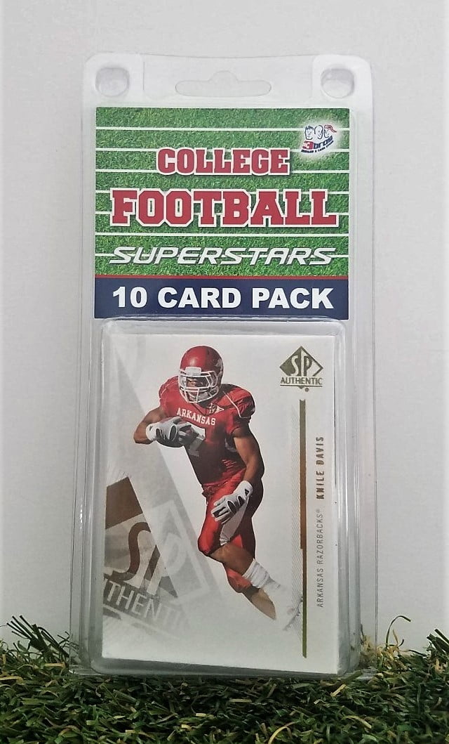 Arkansas Football Team- (10) Card Pack College Football Arkansas ...
