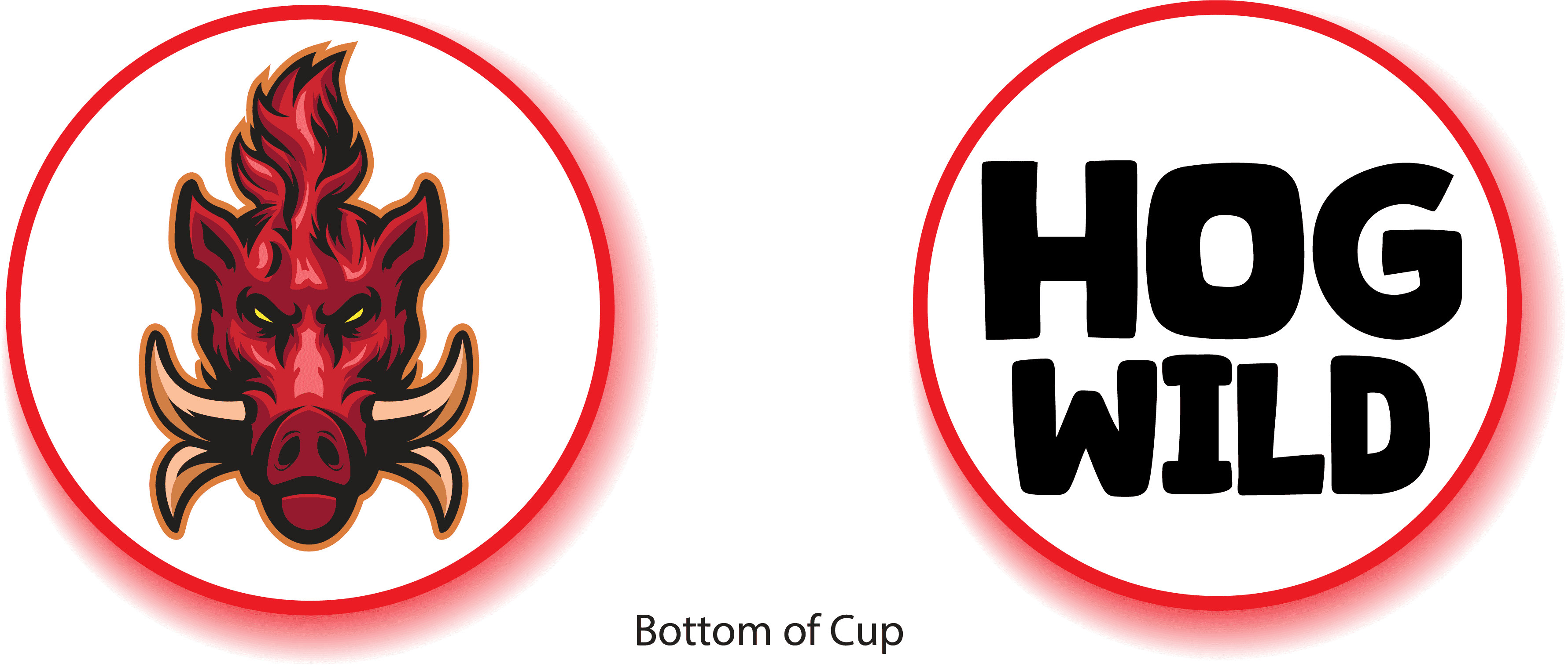 Arkansas Hog Wild & Fire Hog - Red 16 oz Party Cups (50 Count) by ...