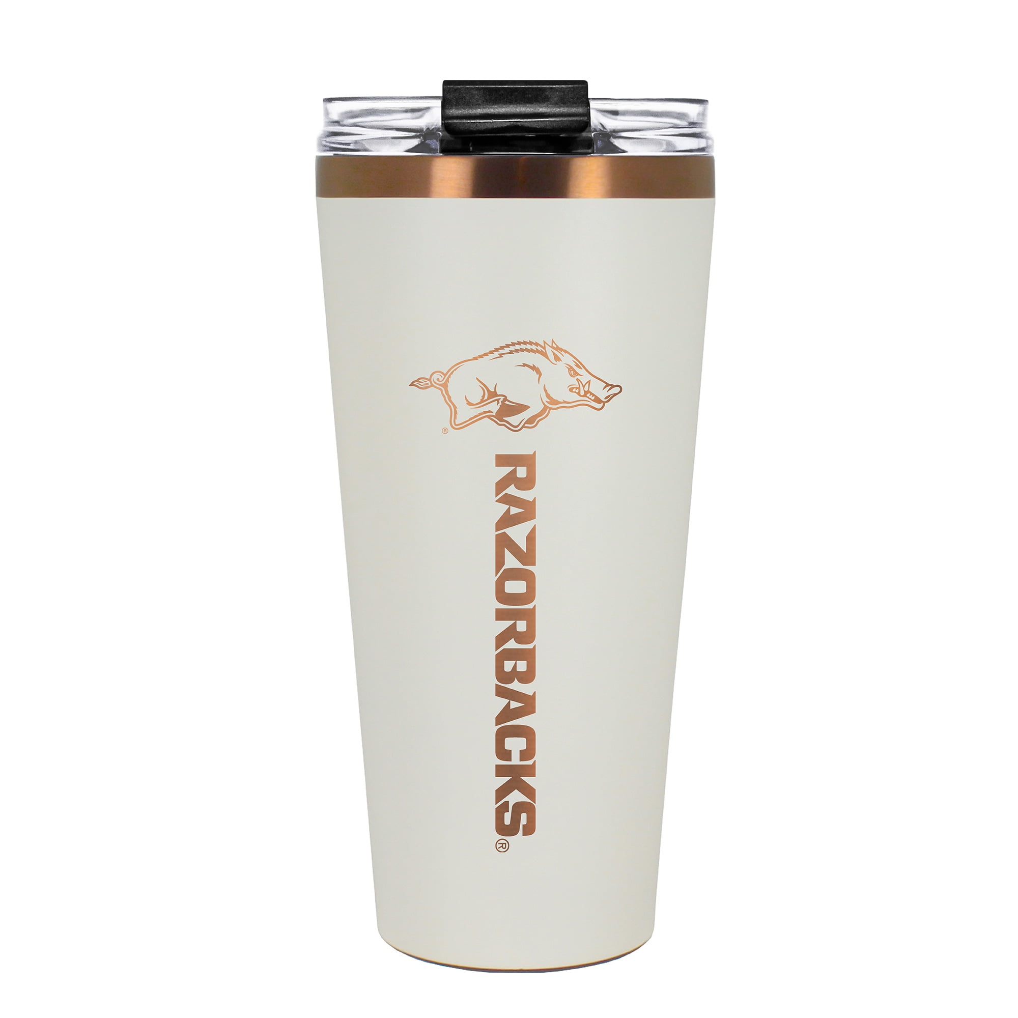 Great American Products Arkansas Razorbacks Copper Big Slim Tumbler ...