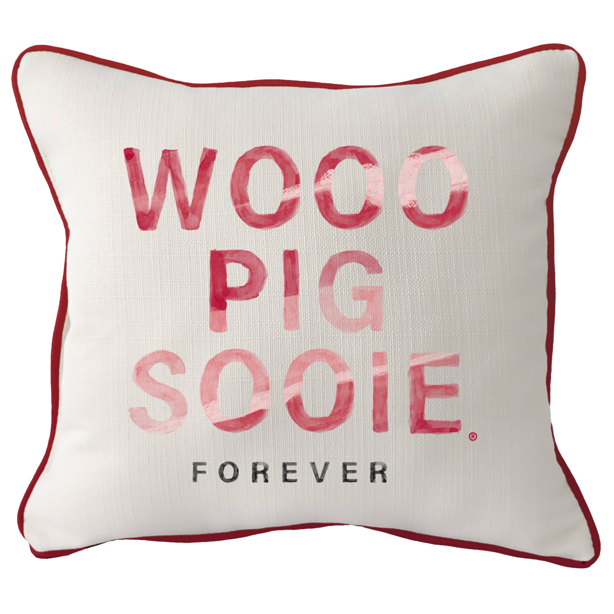 Arkansas Razorbacks Forever Square Piped Pillow - Walmart.com Arkansas Razorbacks Forever Square Piped Pillow - Walmart.com