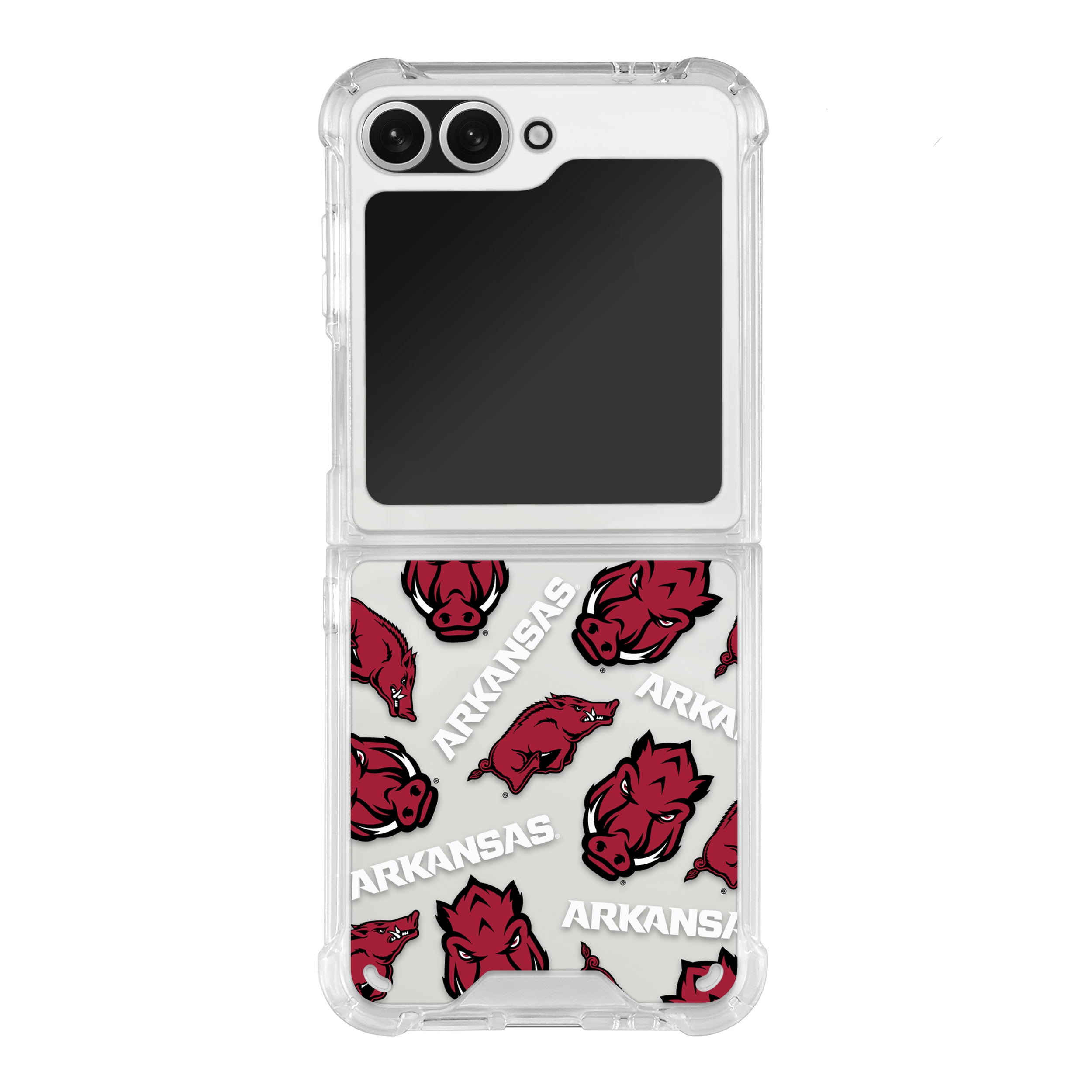 Arkansas Razorbacks HD Phone Case for Samsung Galaxy Z Flip6 (Scattered ...