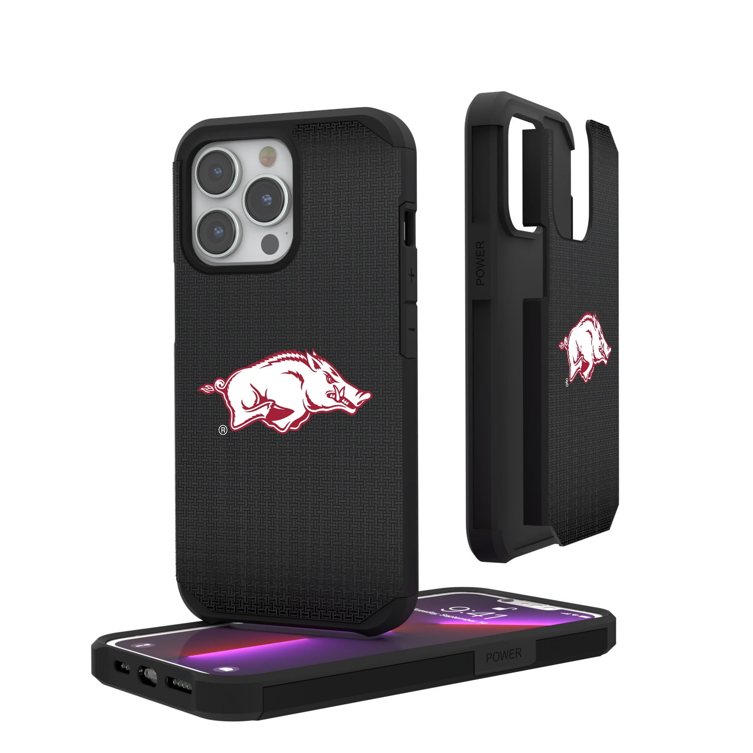 Arkansas Razorbacks Linen Logo iPhone Rugged Case - Walmart.com