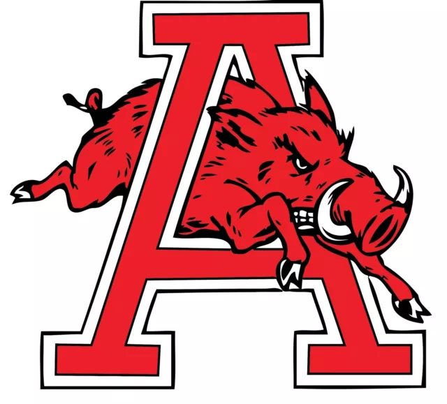 Arkansas Razorbacks Logo Sticker Baseball Sticker, Football Sticker ...