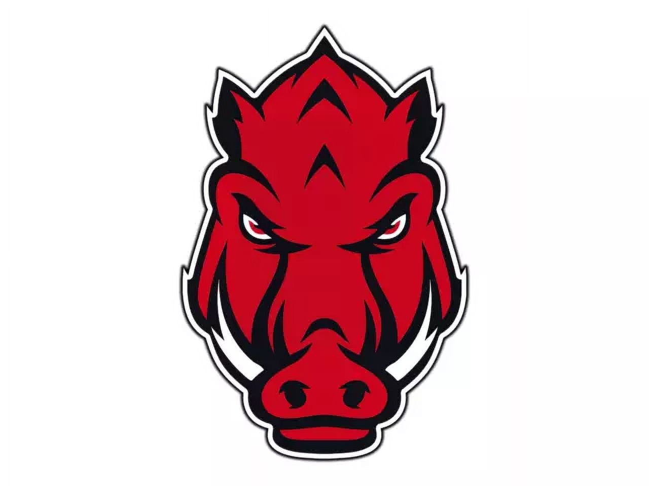 Arkansas Razorbacks Mascot Logo Waterproof Sticker Phone Decal Water ...