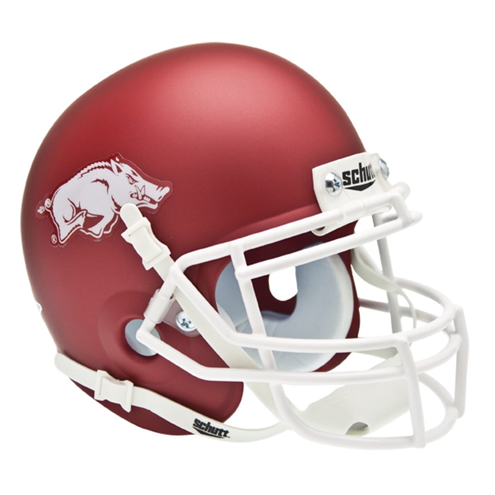 Arkansas Razorbacks NCAA Authentic Mini 1/4 Size Helmet - Walmart.com