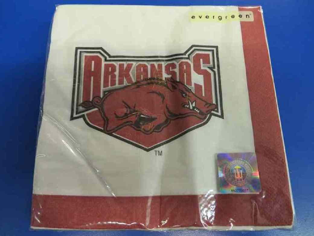 Arkansas Razorbacks NCAA College Football Sports Party Paper Luncheon ...