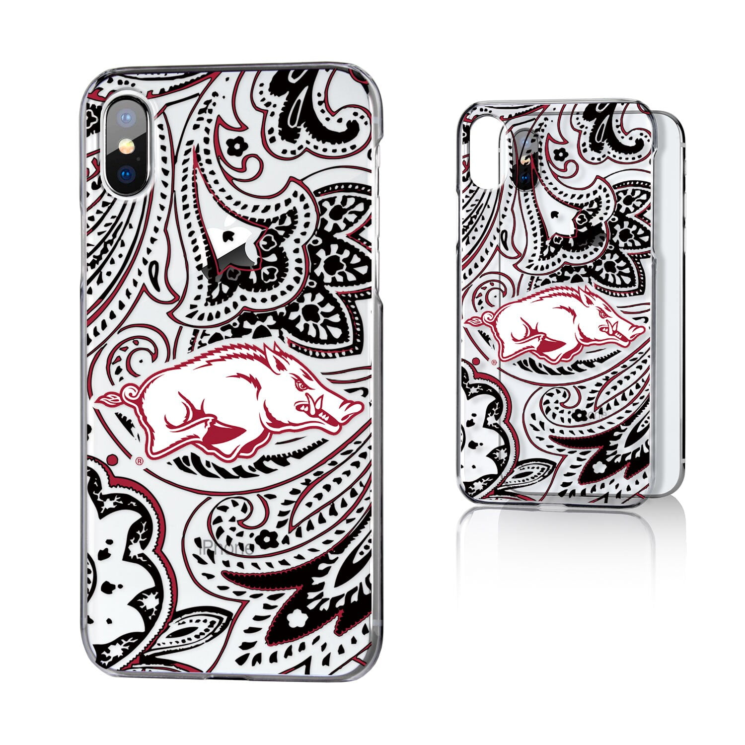 Arkansas Razorbacks Paisley iPhone Clear Case - Walmart.com