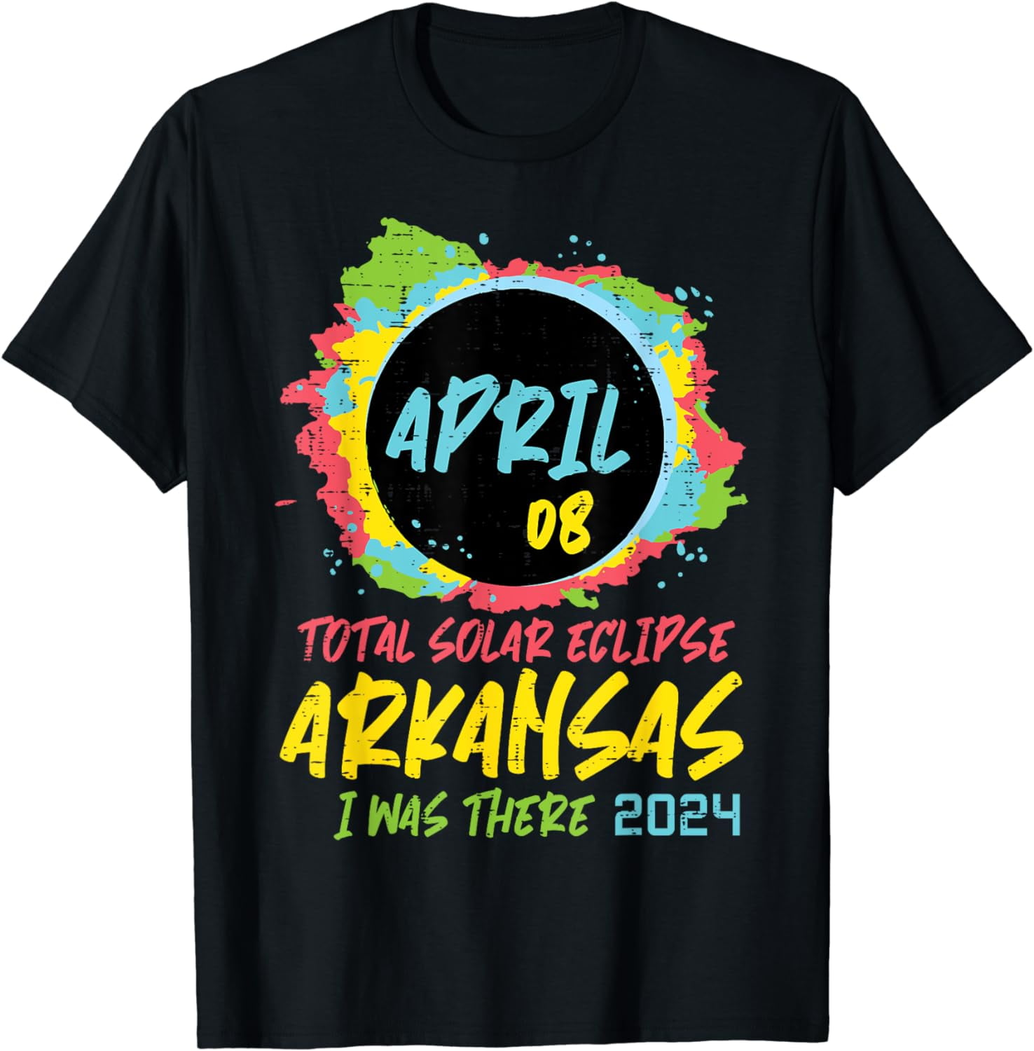 Arkansas Solar Eclipse 2024 Totality April 8 Men Women Kids T-Shirt ...